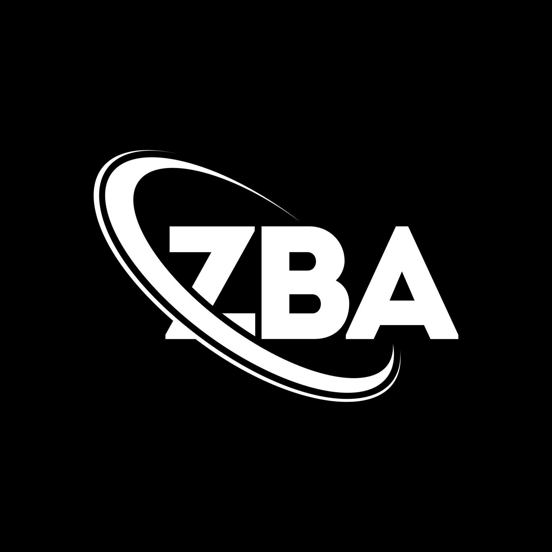 ZBA logo. ZBA letter. ZBA letter logo design. Initials ZBA logo linked with circle and uppercase ...