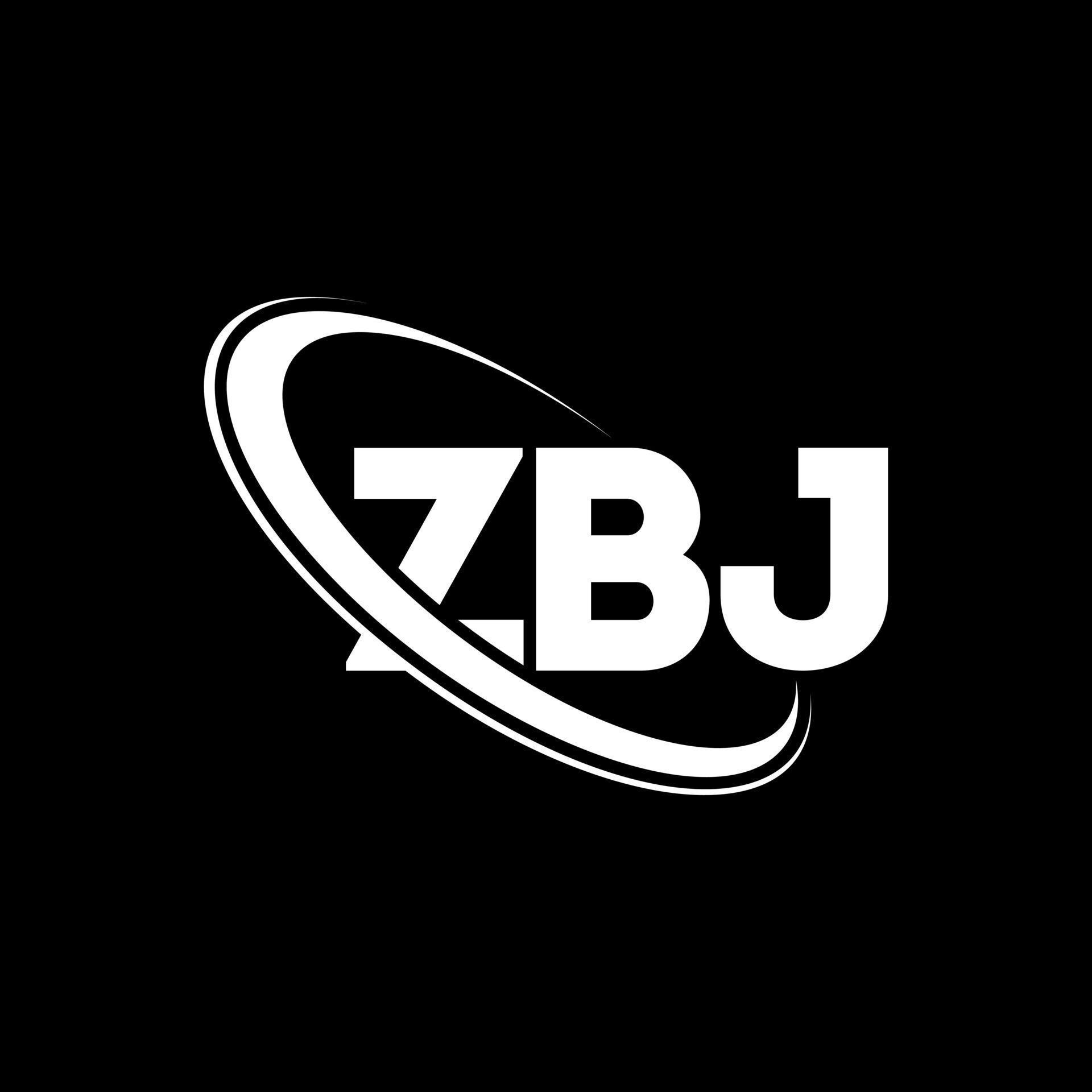 logotipo de zbj. letra zbj. diseño del logotipo de la letra zbj. logotipo de iniciales zbj ...