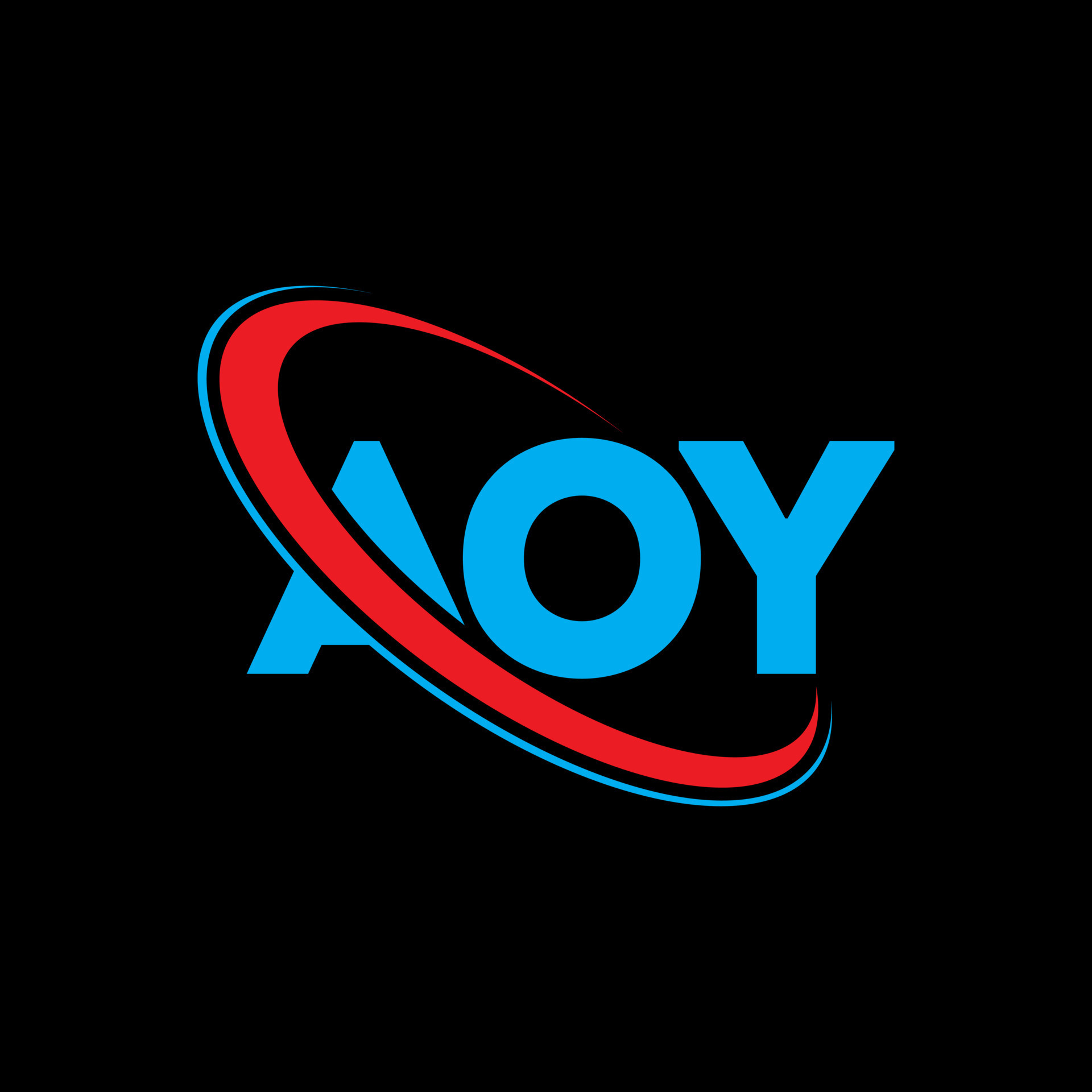 logotipo de aoy. hola carta. diseño del logotipo de la letra aoy. logotipo de iniciales aoy ...