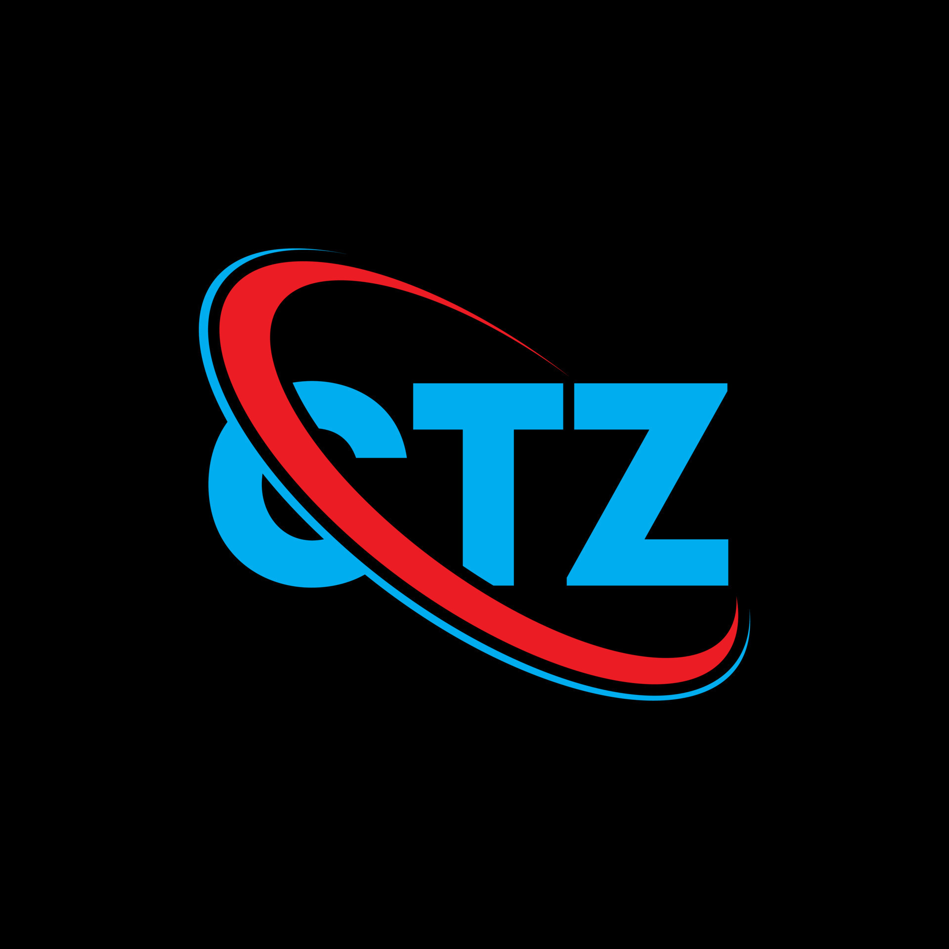 logotipo ctz. carta ctz. diseño del logotipo de la letra ctz. Logotipo de iniciales ctz ...