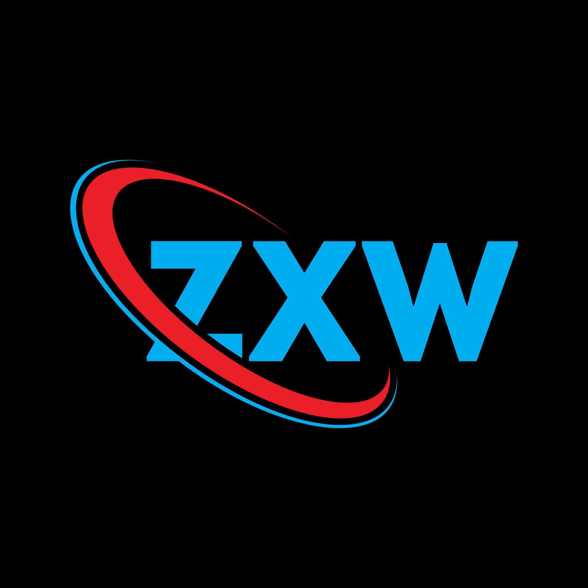 ZXW logo. ZXW letter. ZXW letter logo design. Initials ZXW logo linked with circle and uppercase ...