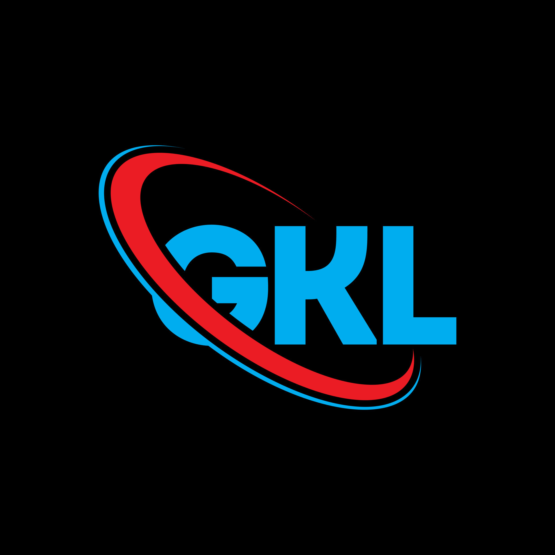 logotipo de gkl. letra gkl. diseño del logotipo de la letra gkl. Logotipo de iniciales gkl ...