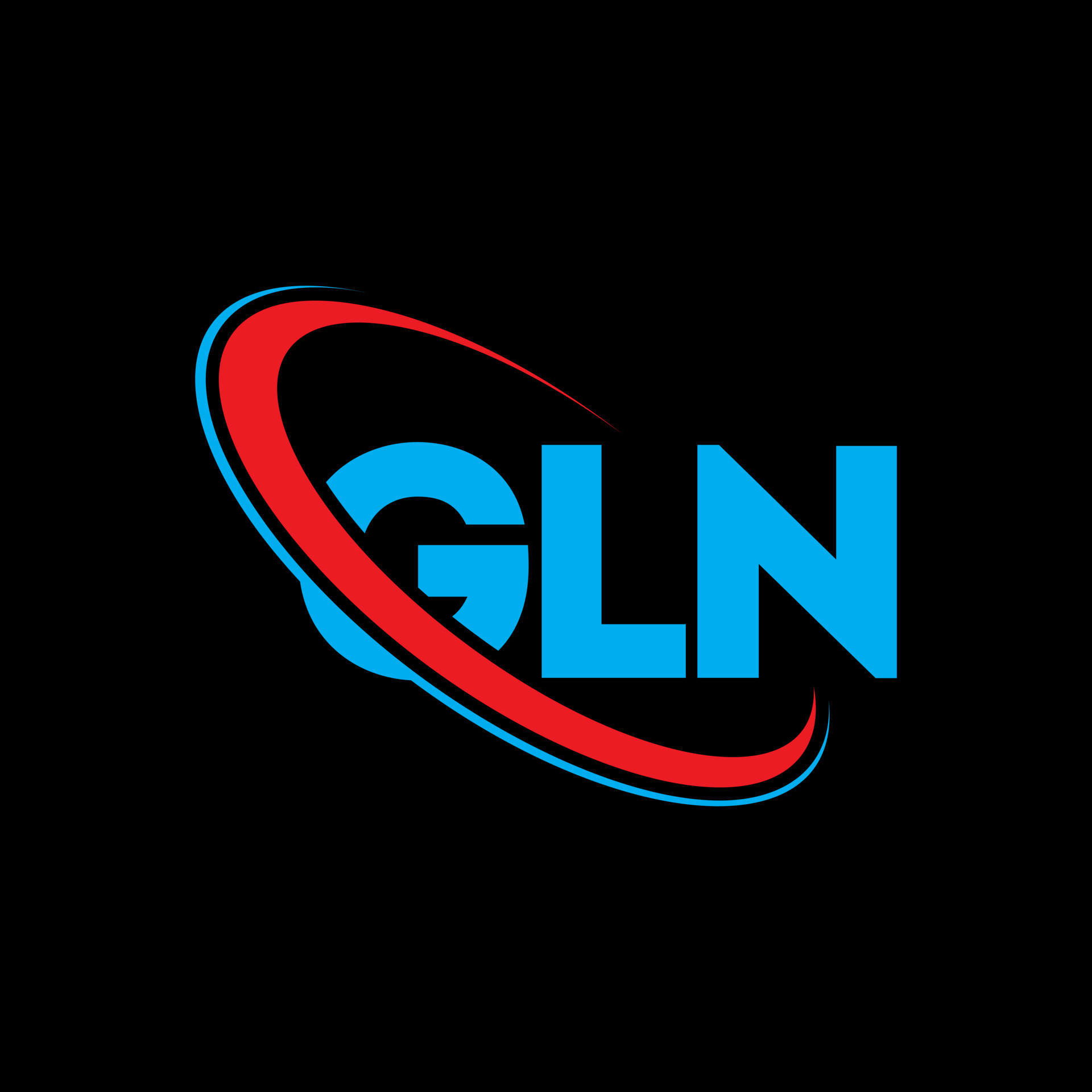 logotipo gln. carta gln. diseño del logotipo de la letra gln. logotipo de iniciales gln ...
