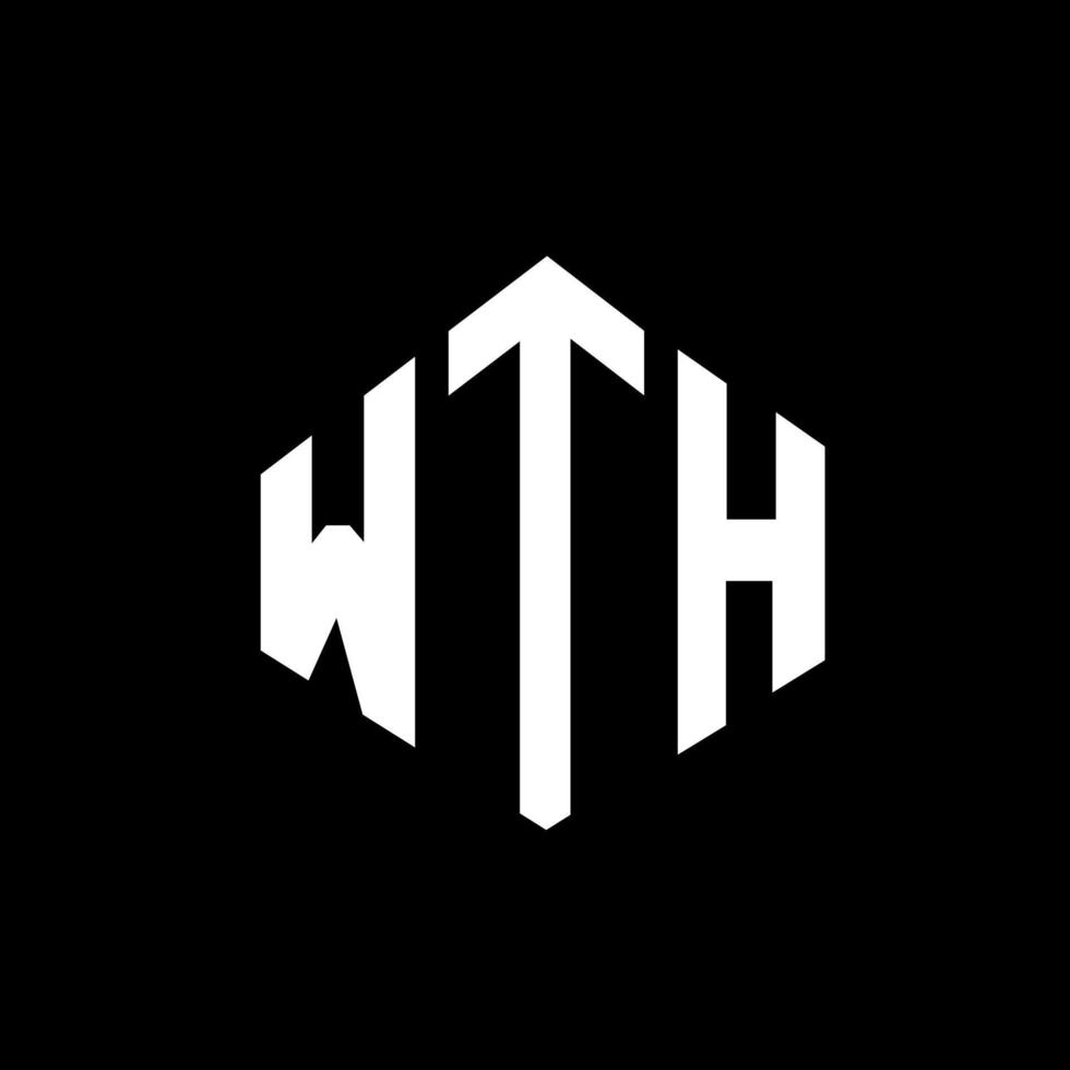 WTH letter logo design with polygon shape. WTH polygon and cube shape ... WTH letter logo design with polygon shape. WTH polygon and cube shape ...