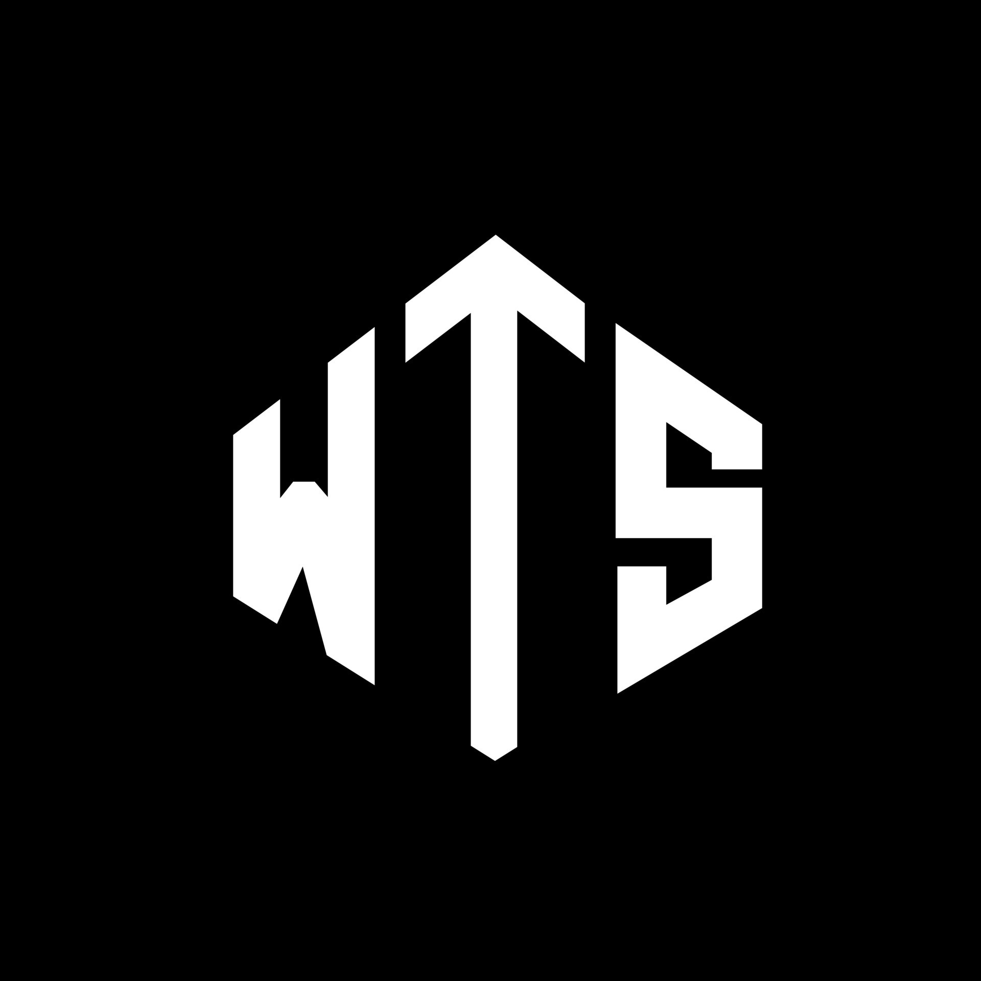 WTS letter logo design with polygon shape. WTS polygon and cube shape ... WTS letter logo design with polygon shape. WTS polygon and cube shape ...
