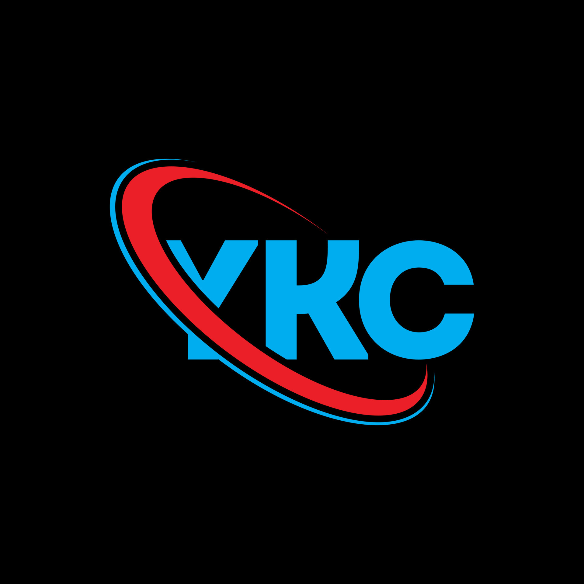 logotipo de ykc. letra ykc. diseño del logotipo de la letra ykc. logotipo de iniciales ykc ...