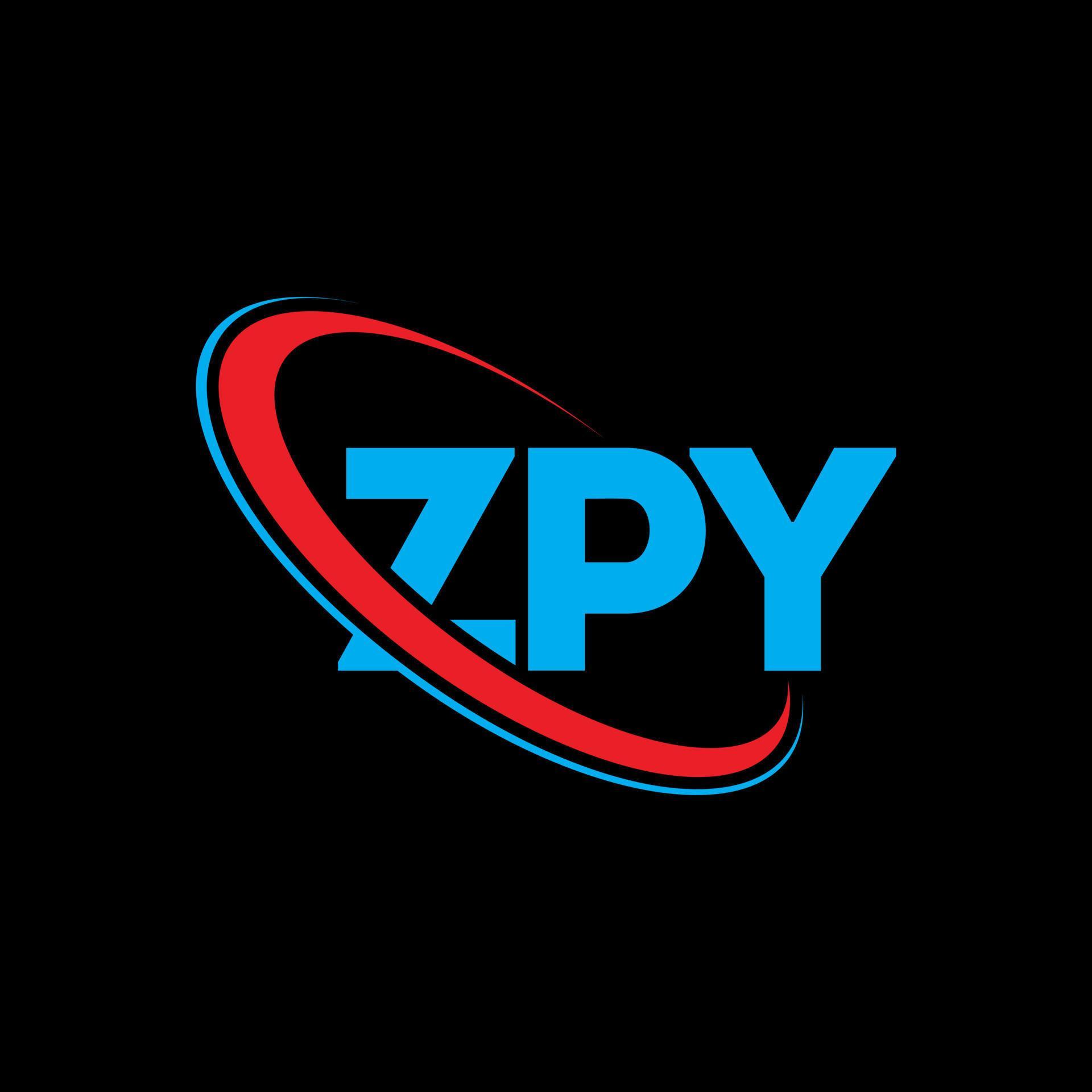 ZPY logo. ZPY letter. ZPY letter logo design. Initials ZPY logo linked with circle and uppercase ...