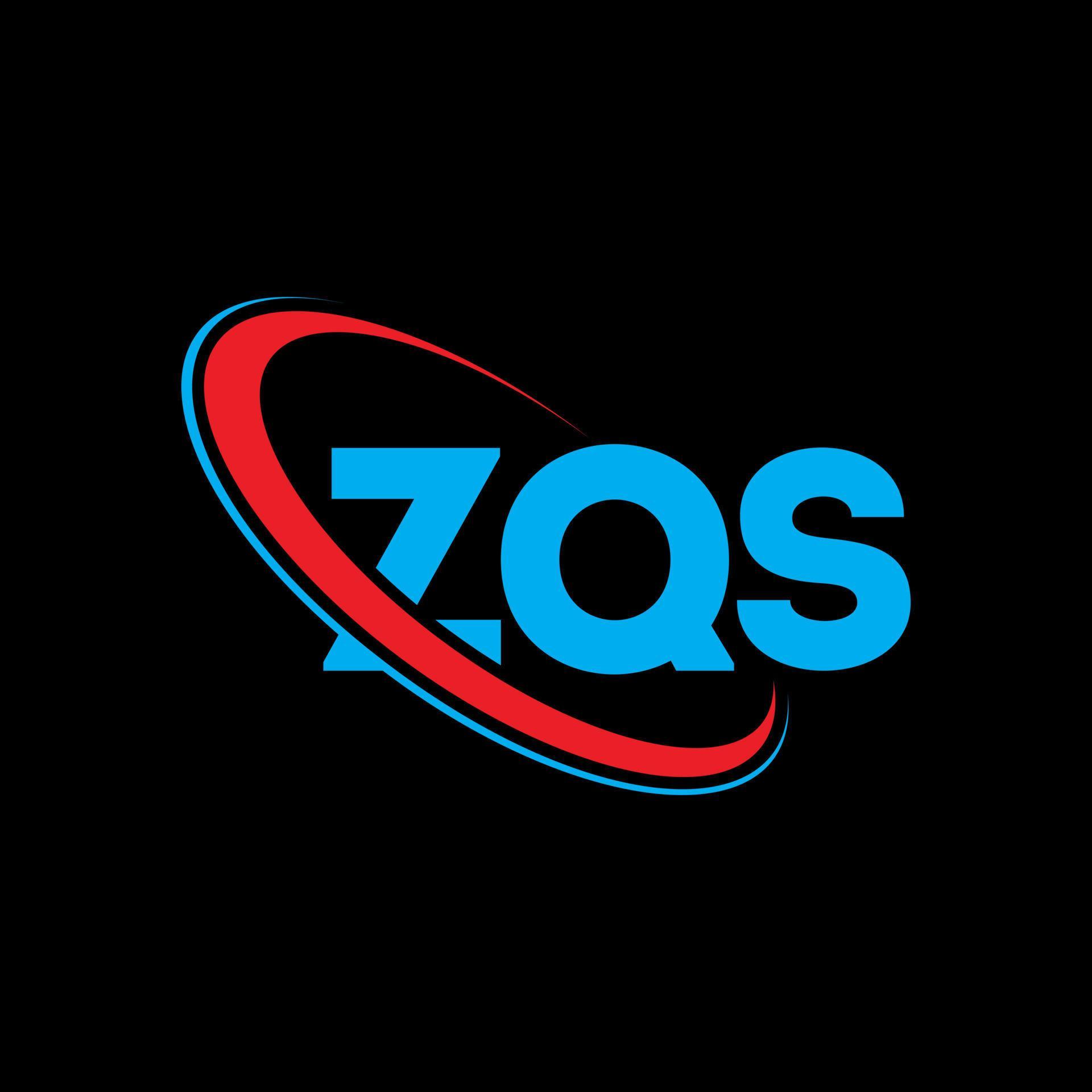 ZQS logo. ZQS letter. ZQS letter logo design. Initials ZQS logo linked with circle and uppercase ...