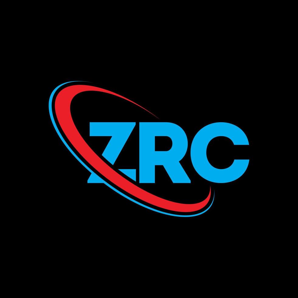 logotipo de zrc. letra zrc. diseño del logotipo de la letra zrc. logotipo de iniciales zrc ...