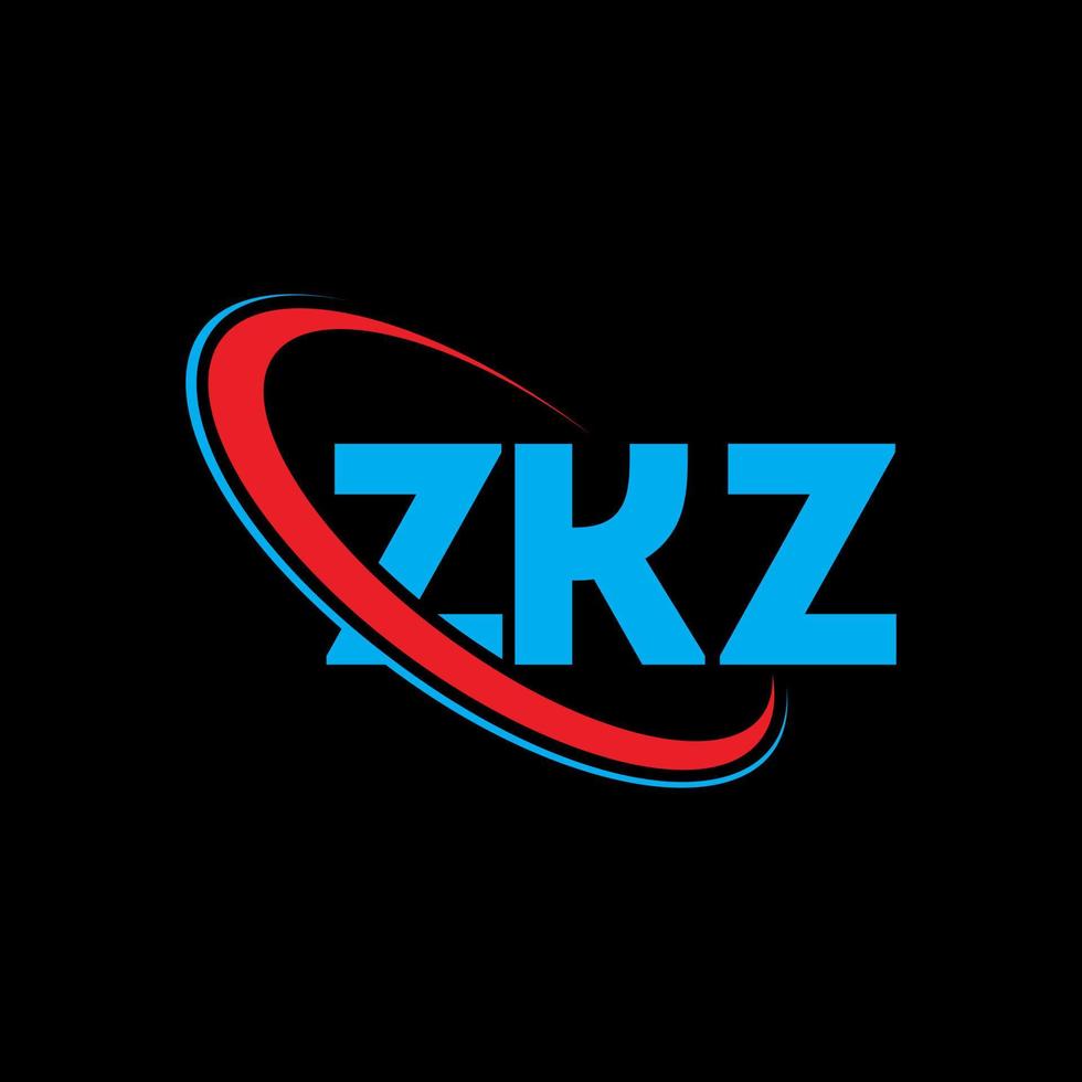 logotipo de zkz. letra zkz. diseño del logotipo de la letra zkz. logotipo de iniciales zkz ...