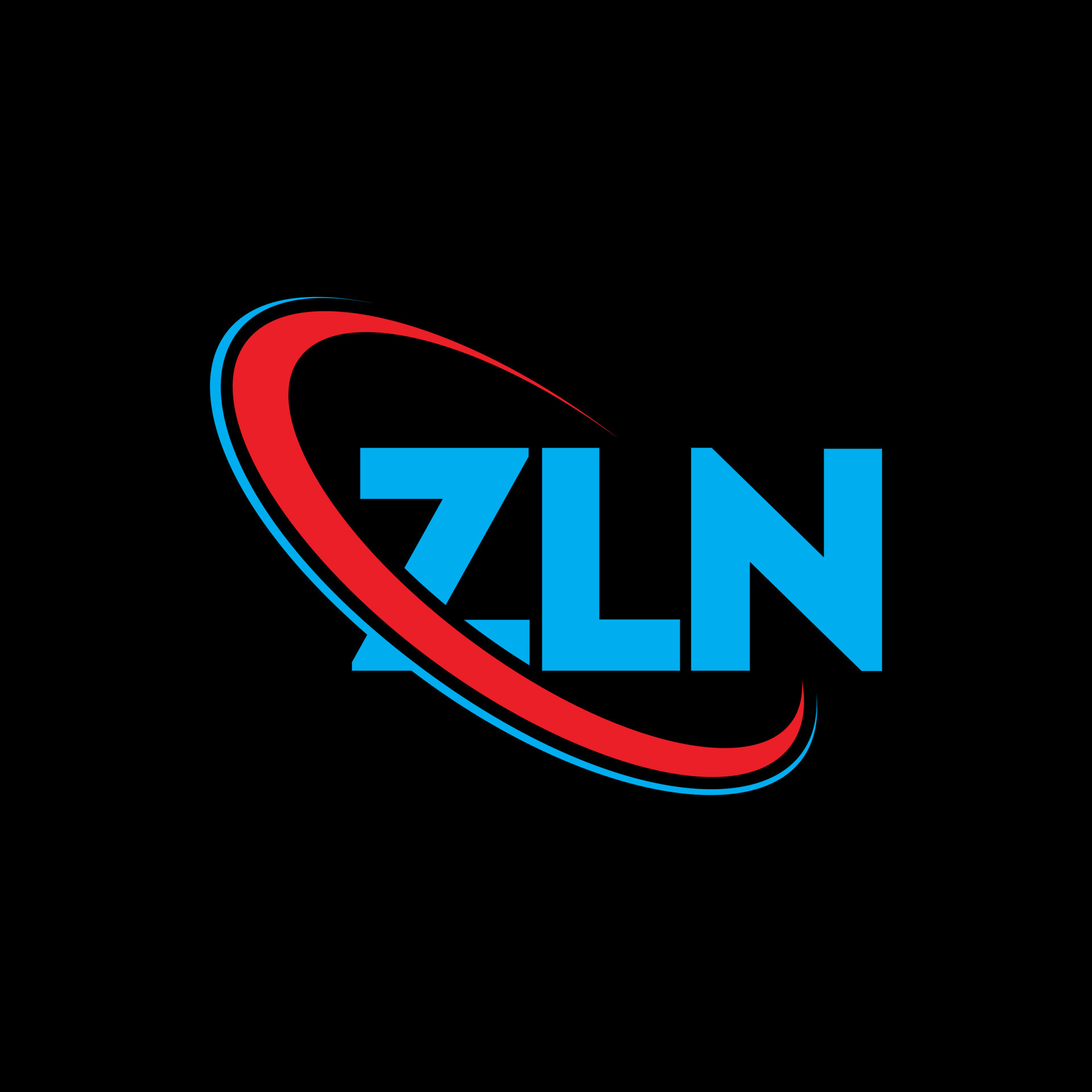 logotipo de ZLN. letra zln. diseño del logotipo de la letra zln. logotipo de iniciales zln ...