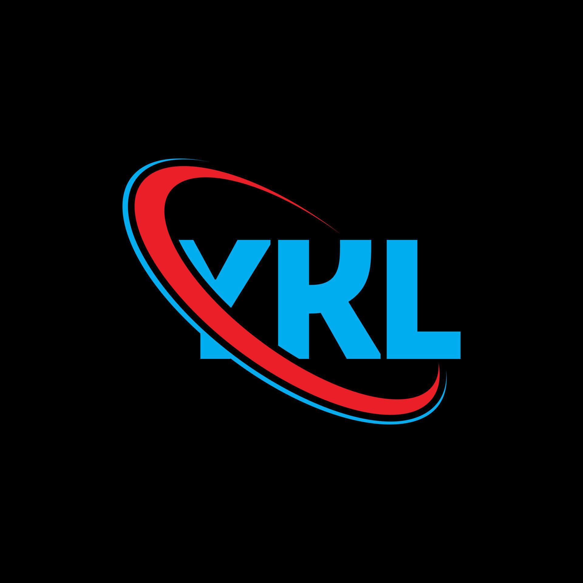 YKL logo. YKL letter. YKL letter logo design. Initials YKL logo linked with circle and uppercase ...