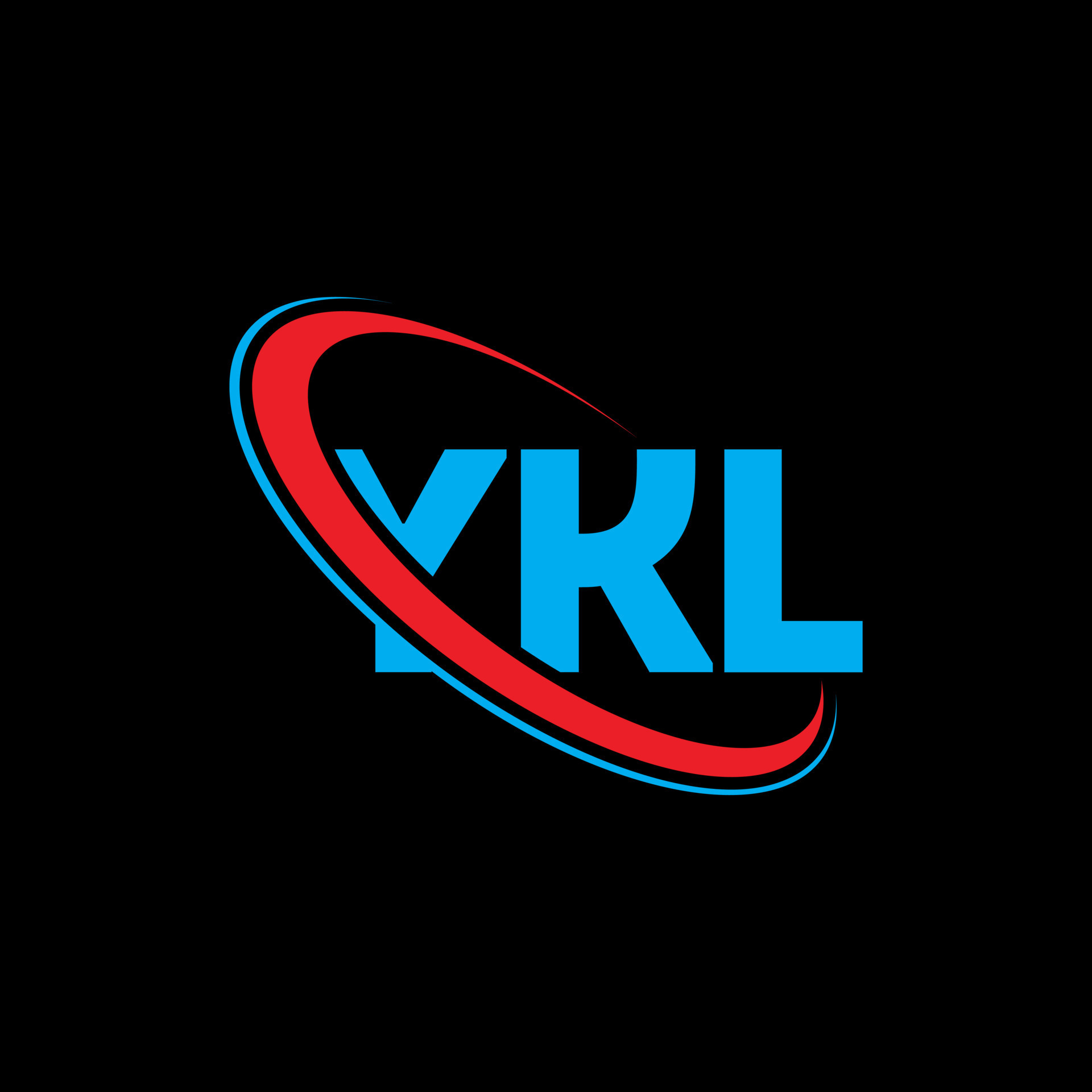 YKL logo. YKL letter. YKL letter logo design. Initials YKL logo linked with circle and uppercase ...
