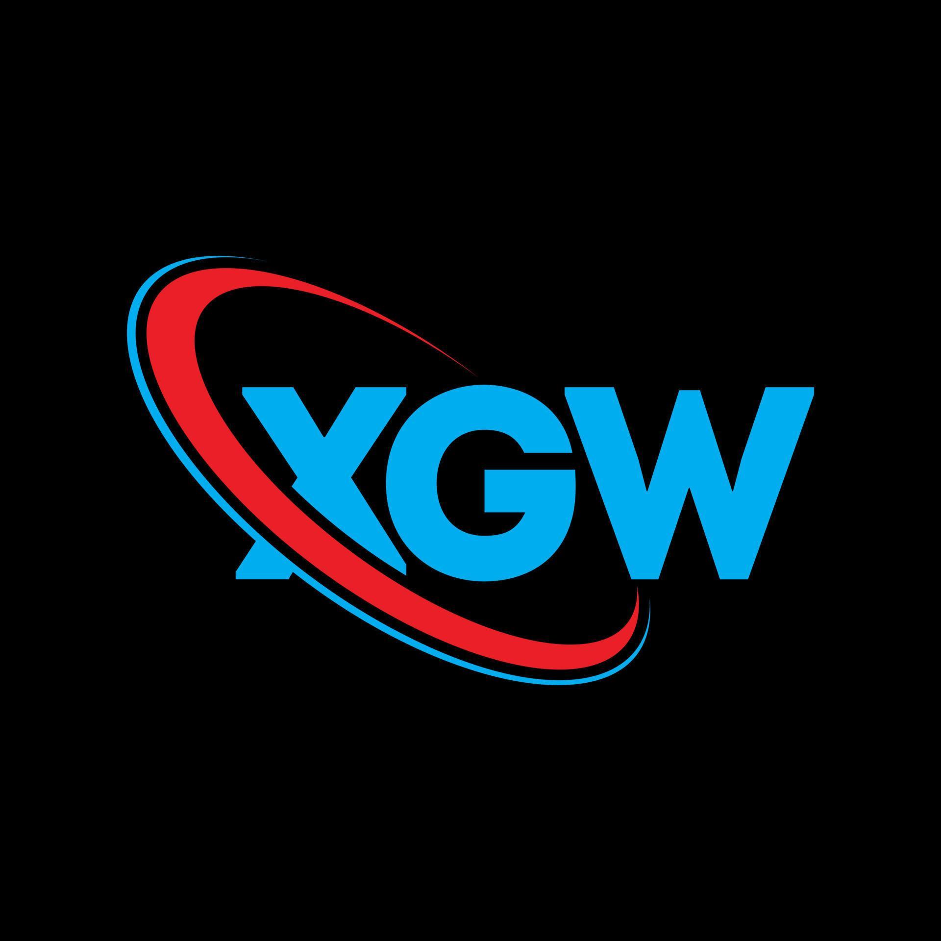 logotipo de xgw. letra xgw. diseño del logotipo de la letra xgw. logotipo de iniciales xgw ...