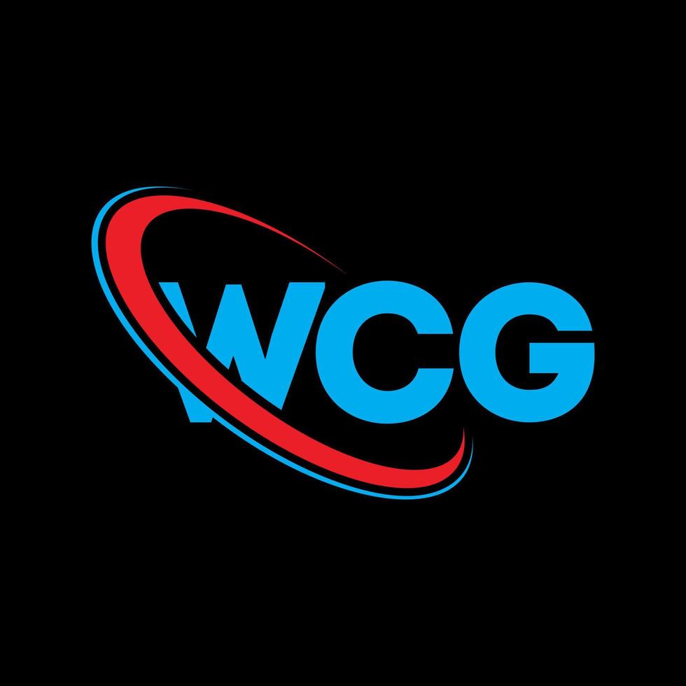 logotipo de wcg. carta wcg. diseño del logotipo de la letra wcg. logotipo de iniciales wcg ...