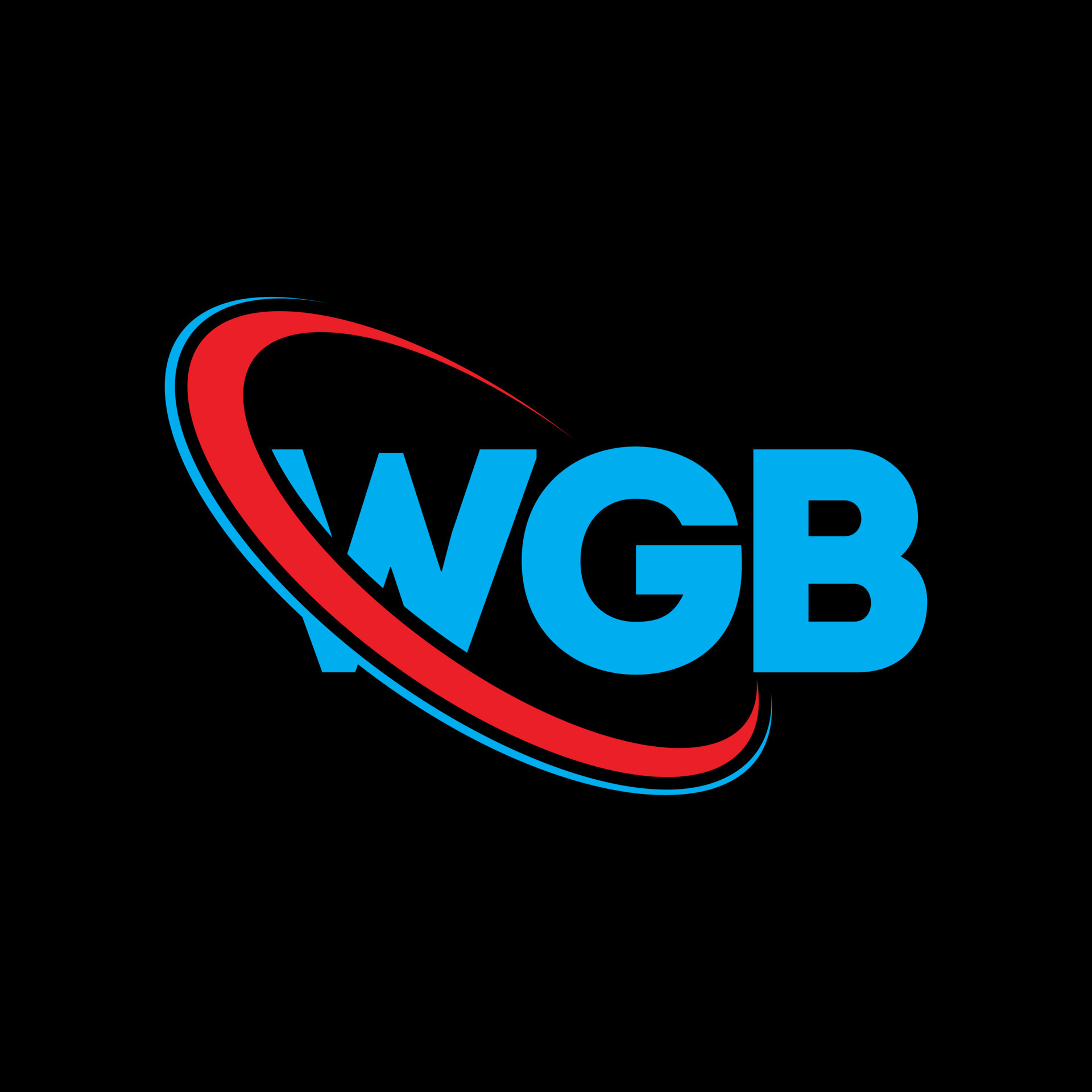 logotipo de wgb. letra wgb. diseño del logotipo de la letra wgb. logotipo de iniciales wgb ...