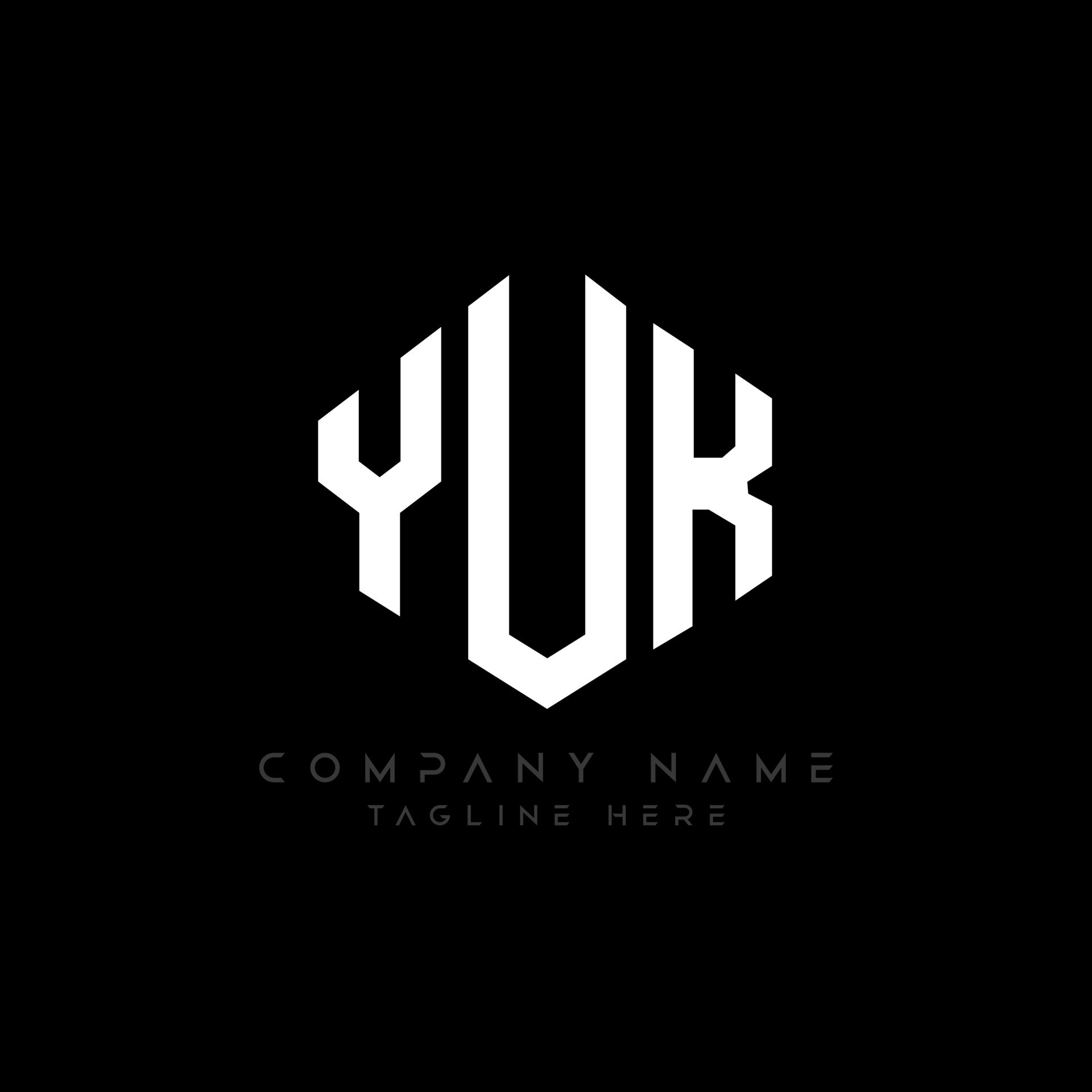 YUK letter logo design with polygon shape. YUK polygon and cube shape ... YUK letter logo design with polygon shape. YUK polygon and cube shape ...