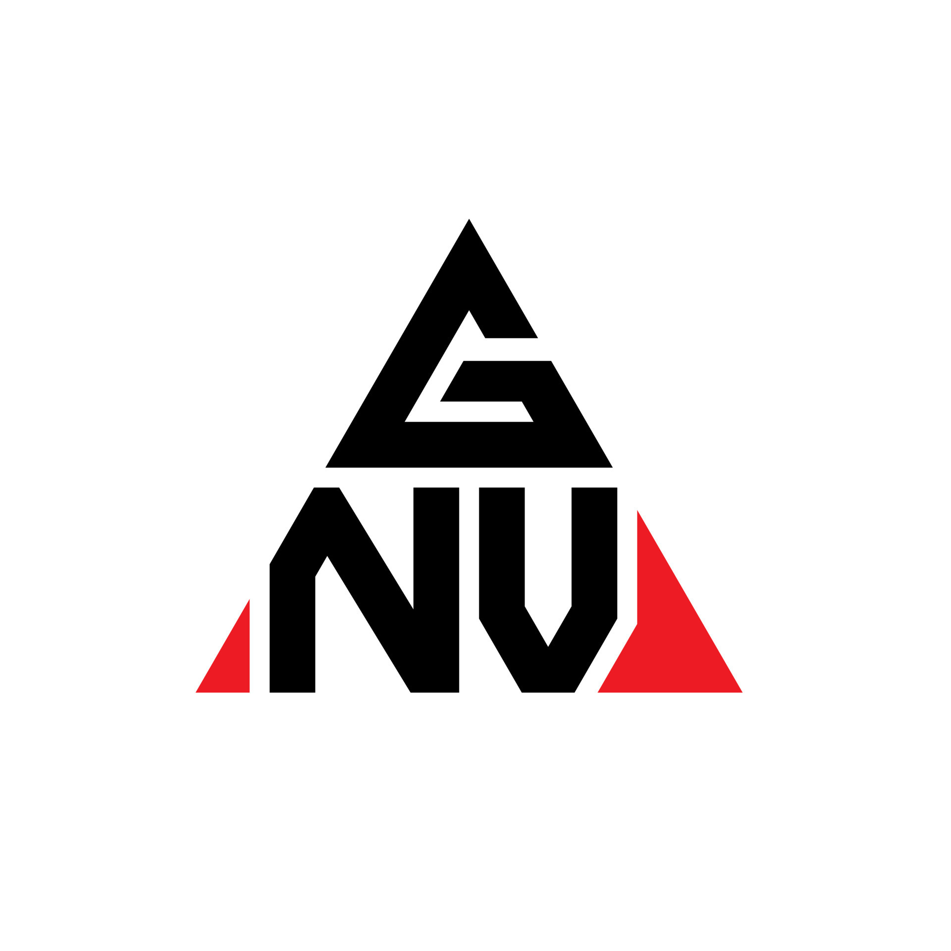 GNU triangle letter logo design with triangle shape. GNU triangle logo ... GNU triangle letter logo design with triangle shape. GNU triangle logo ...
