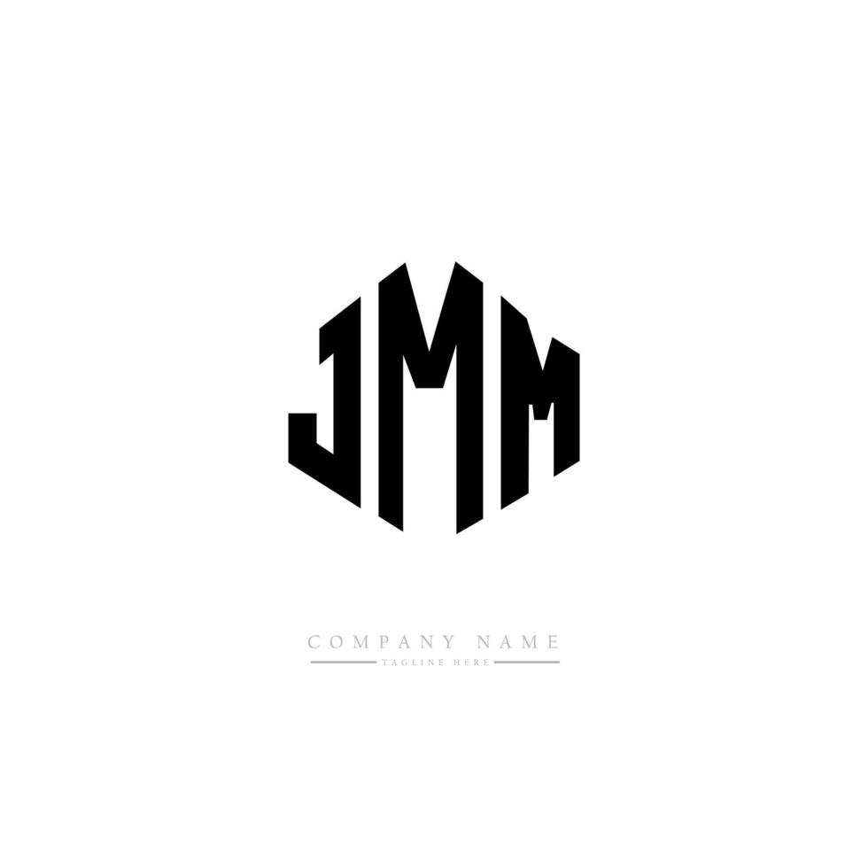 diseño de logotipo de letra jmm con forma de polígono. jmm polígono y diseño de logotipo en ...