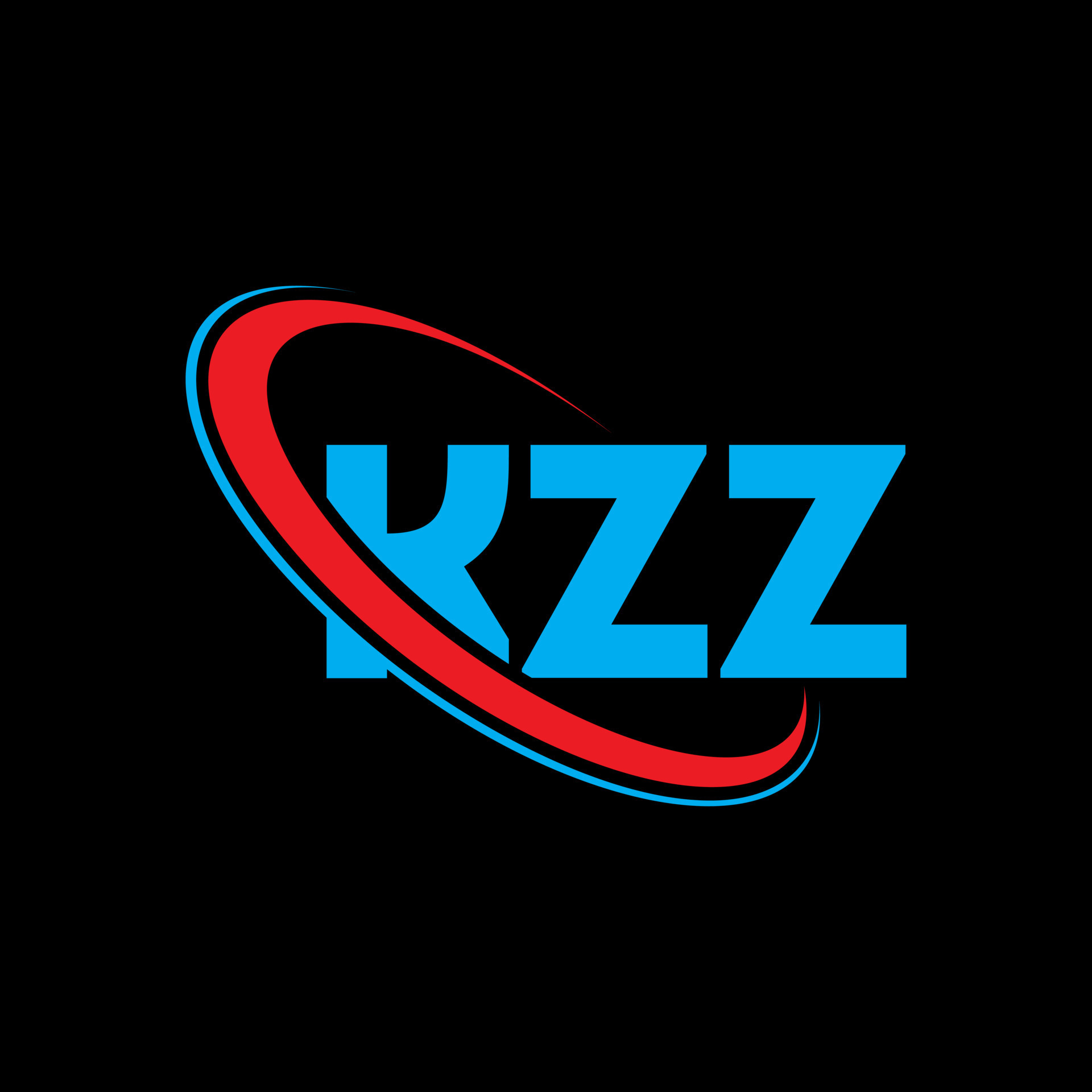 logotipo de kzz. letra kzz. diseño del logotipo de la letra kzz. logotipo de las iniciales kzz ...