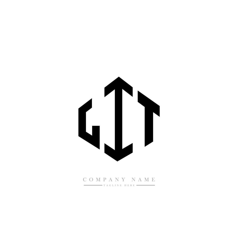 diseño de logotipo de letra iluminada con forma de polígono. diseño de ...