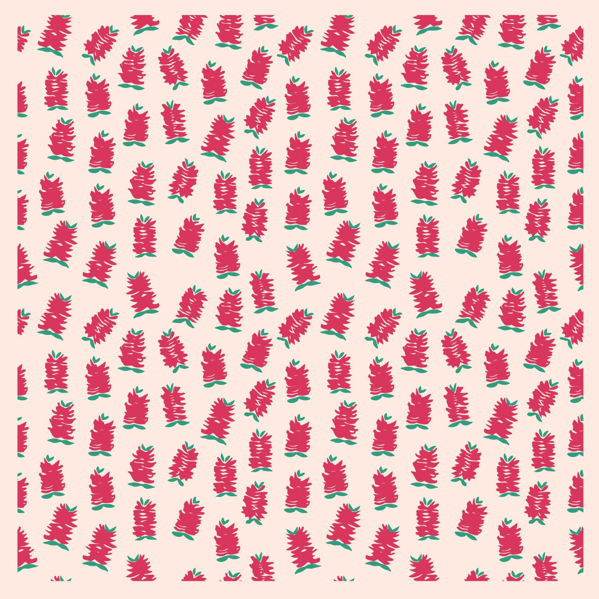 Seamless vector floral pattern. Delicate subtle botanical background ...