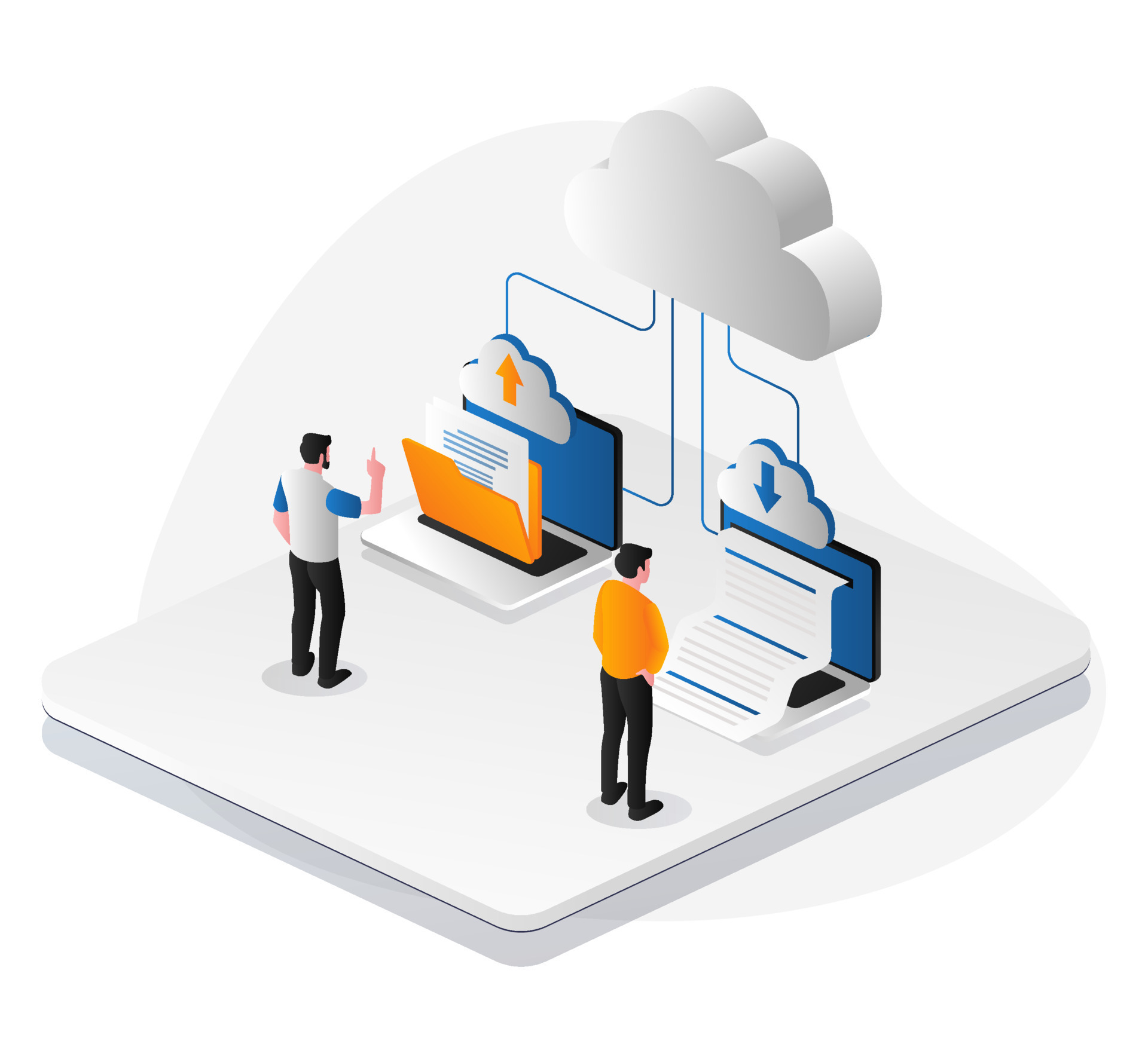 System Migration Vector Art, Icons, and Graphics for Free Download