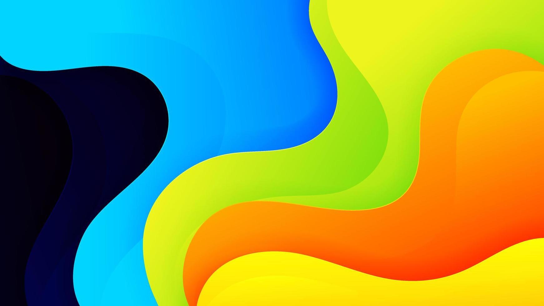 Vector abstract background with gradient color and dynamic shadow on ...