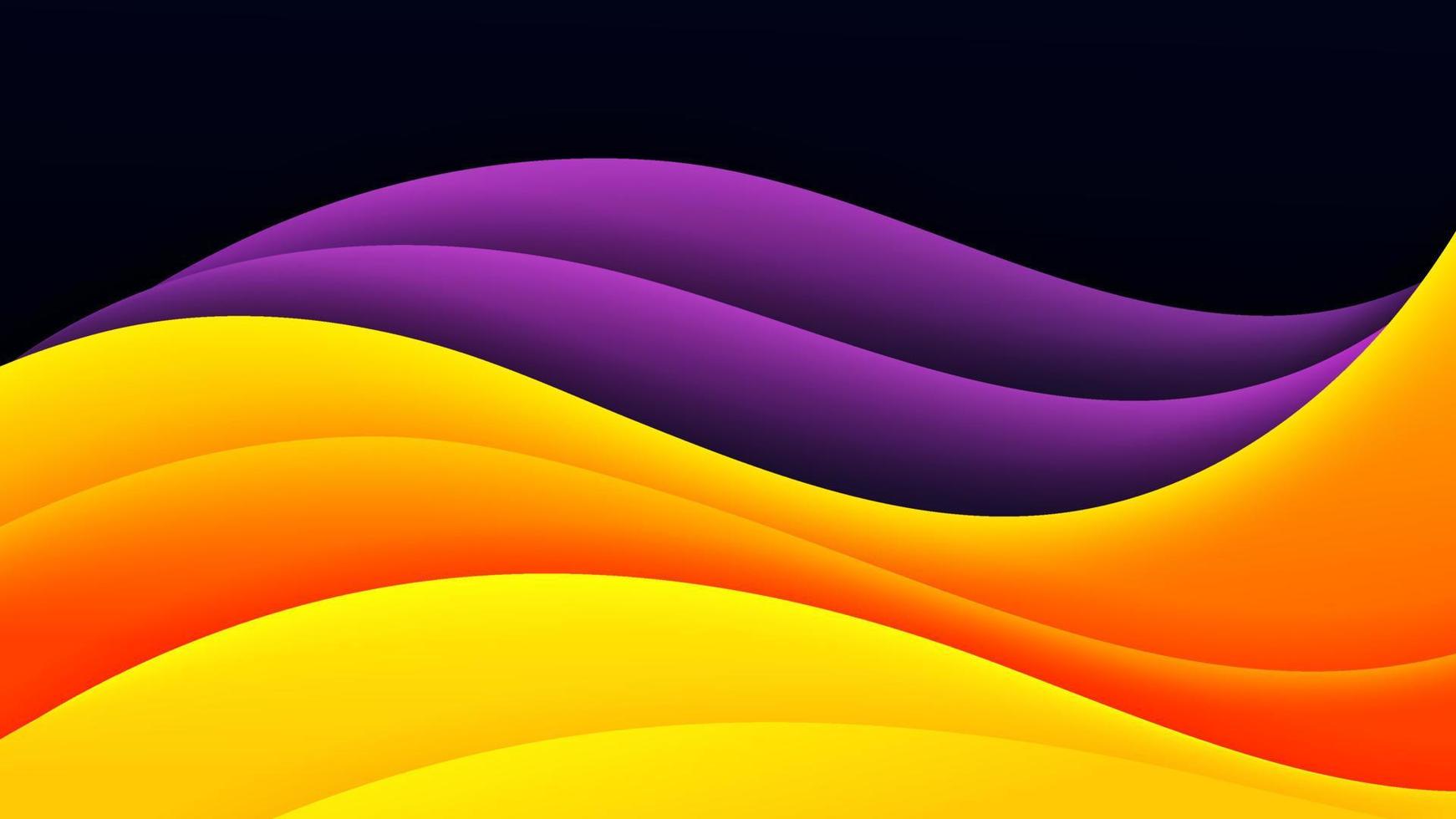 Vector Abstract Background With Gradient Color And Dynamic Shadow On