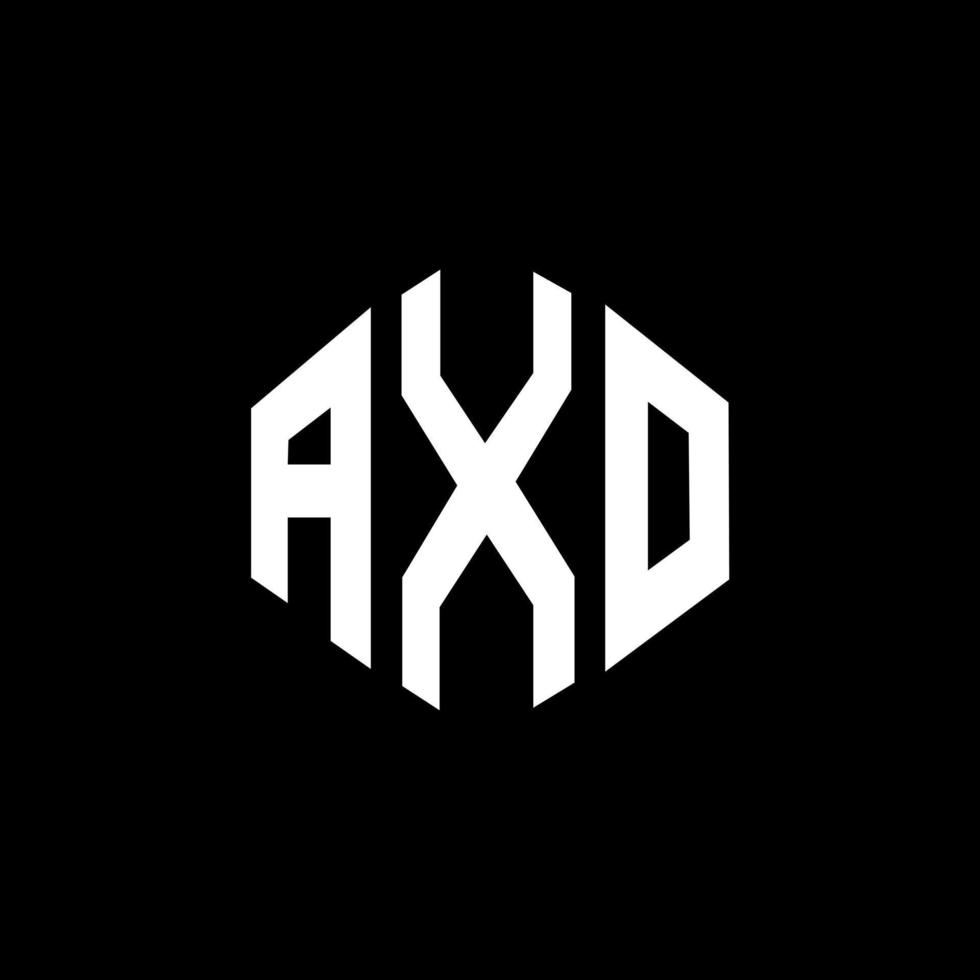 Axo Letter Logo Design With Polygon Shape Axo Polygon And Cube Shape Logo Design Axo Hexagon