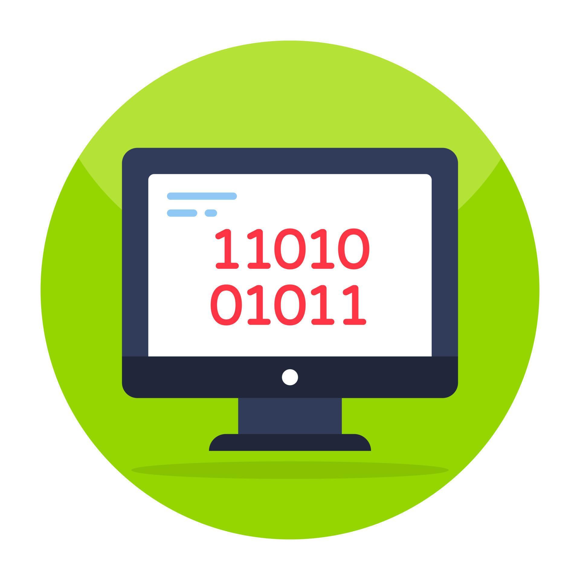 A unique design icon of binary data 9170628 Vector Art at Vecteezy