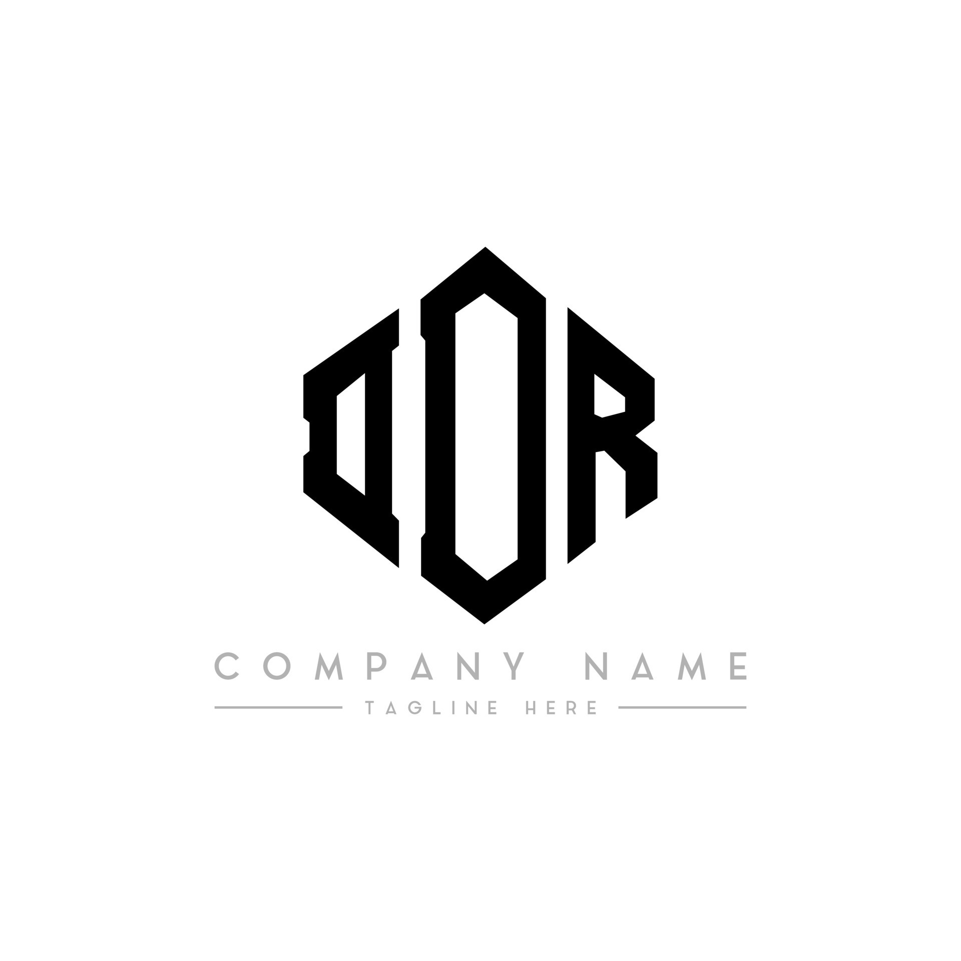 Ddr Letter Logo Design With Polygon Shape Ddr Polygon And Cube Shape