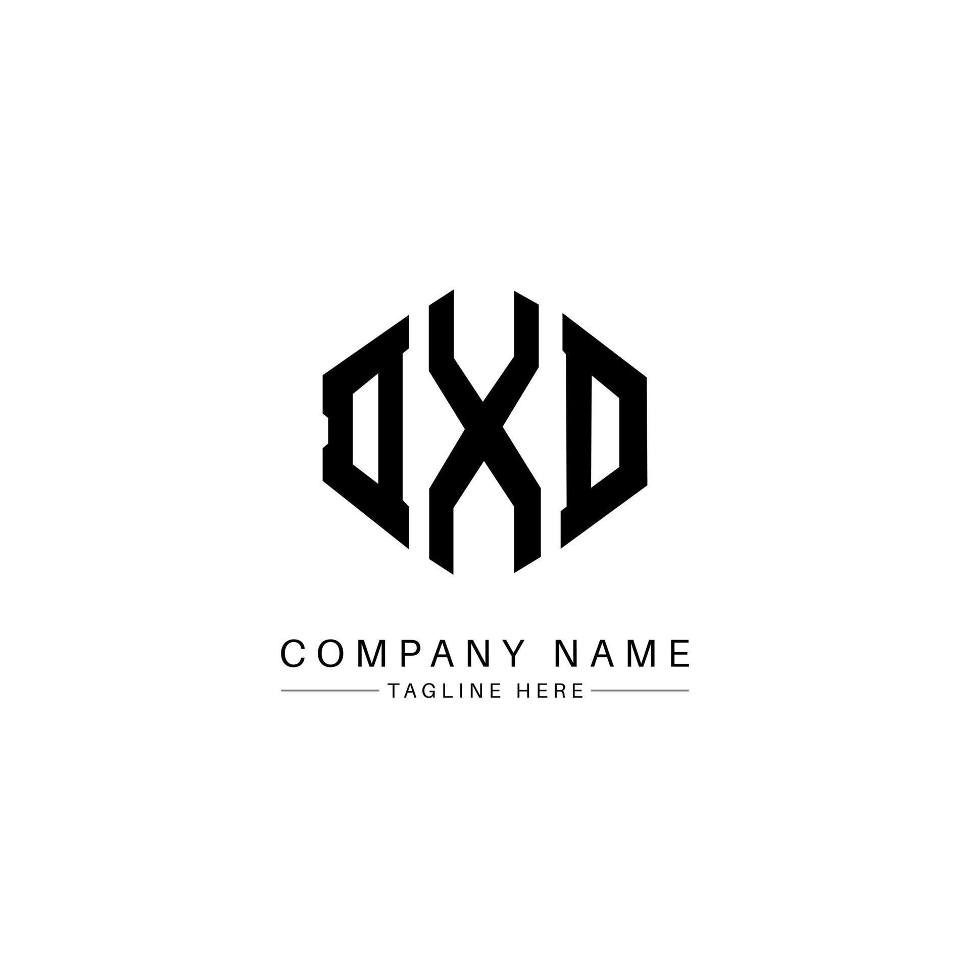 Dxd Letter Logo Design With Polygon Shape Dxd Polygon And Cube Shape Logo Design Dxd Hexagon