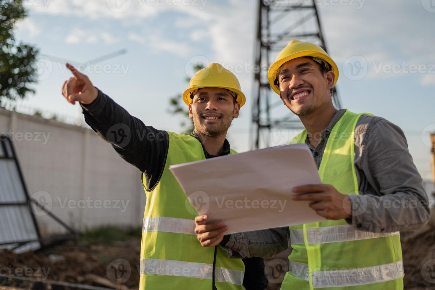 Construction Manager Working