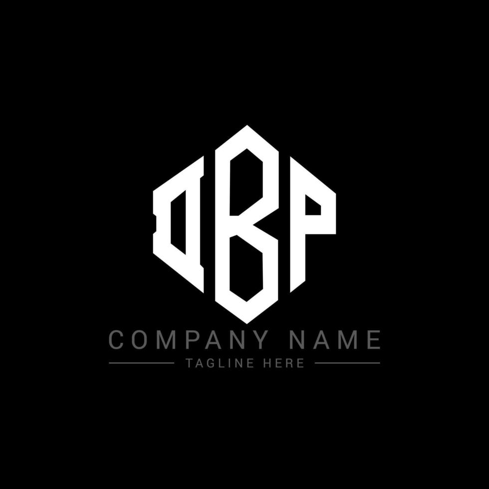 Dbp Letter Logo Design With Polygon Shape Dbp Polygon And Cube Shape Logo Design Dbp Hexagon