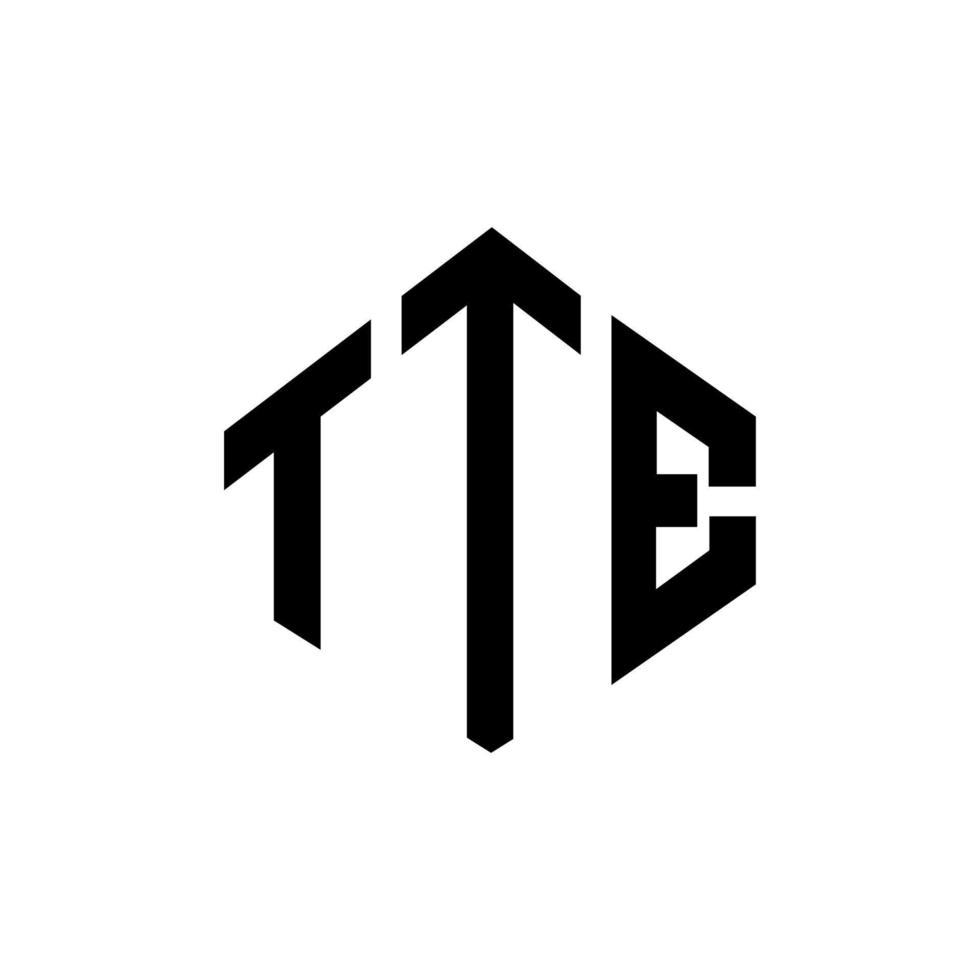 diseño de logotipo de letra tte con forma de polígono. diseño de ... diseño de logotipo de letra tte con forma de polígono. diseño de ...