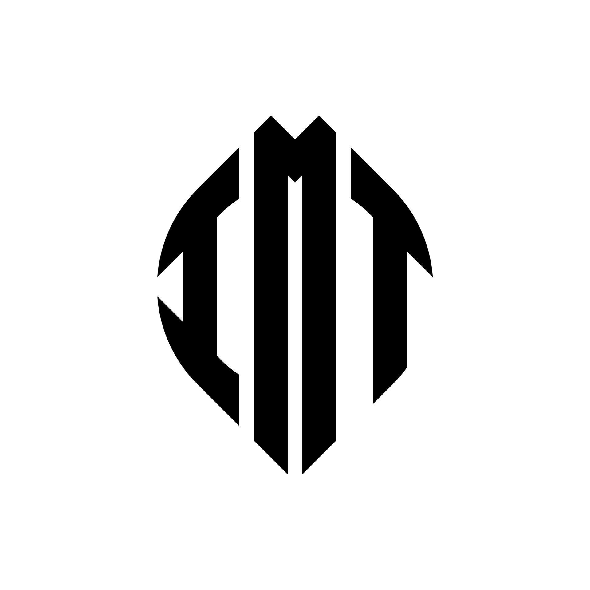Imt Circle Letter Logo Design With Circle And Ellipse Shape Imt Ellipse Letters With