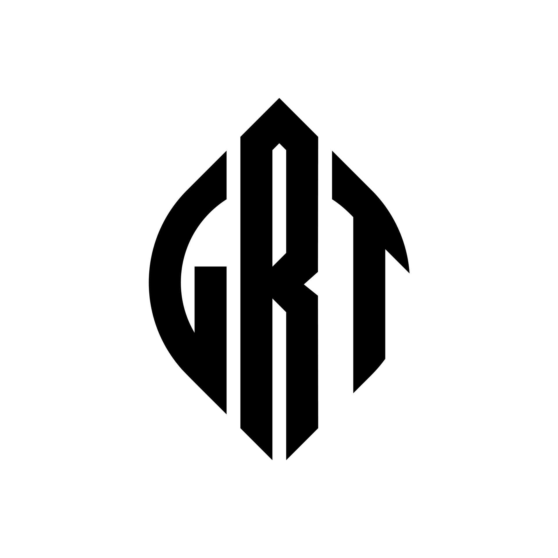 Lrt Circle Letter Logo Design With Circle And Ellipse Shape Lrt Ellipse Letters With