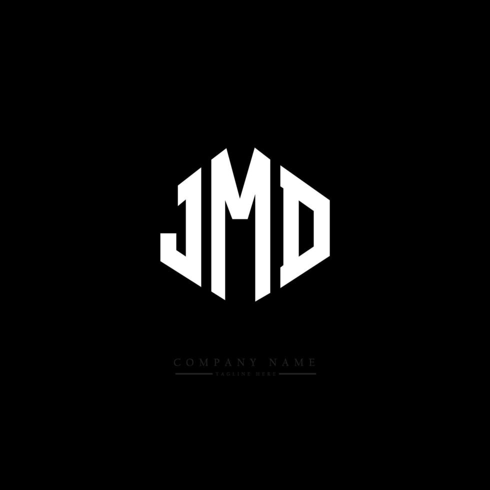 diseño de logotipo de letra jmd con forma de polígono. jmd polígono y diseño de logotipo en ...