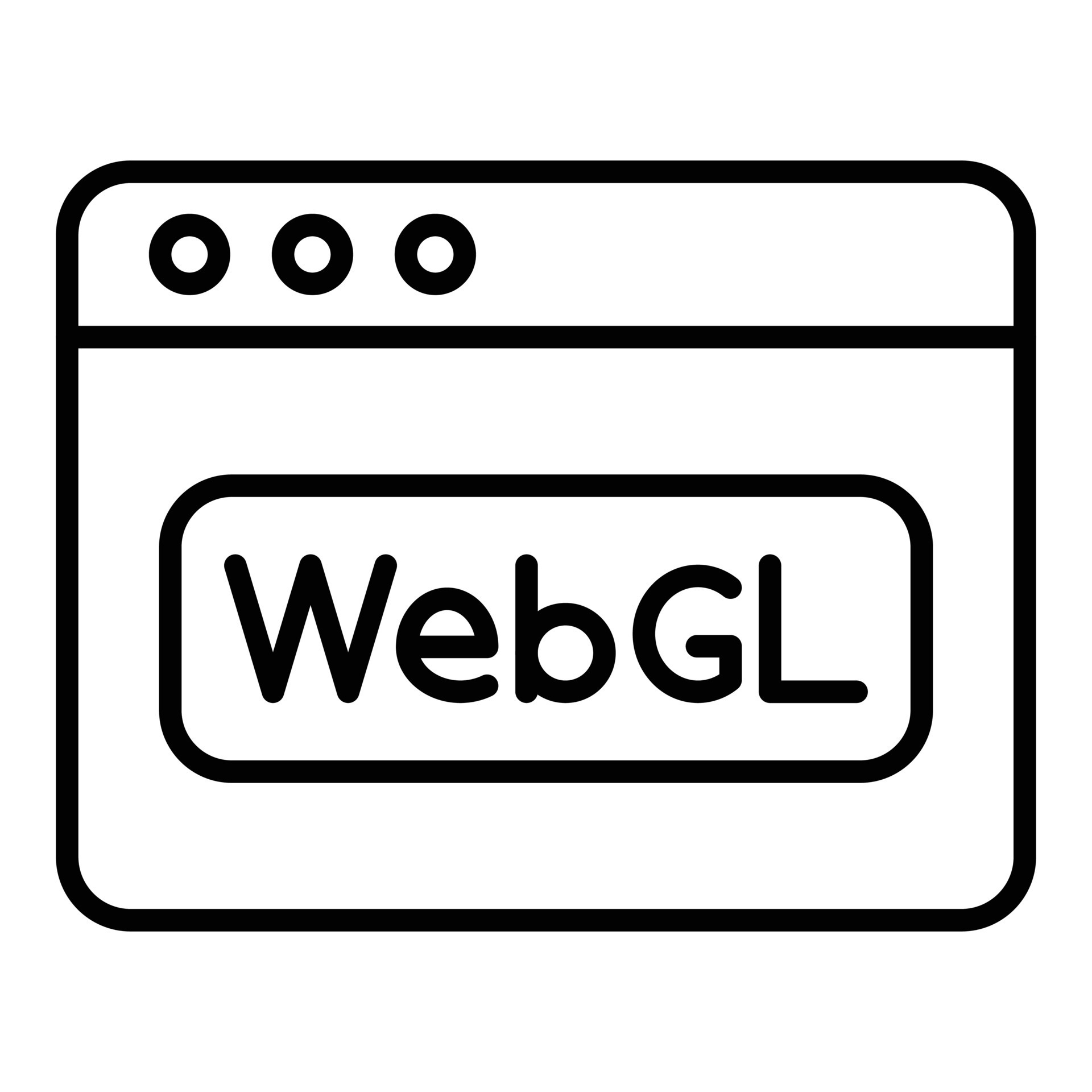 Webgl Icon Style 9198598 Vector Art at Vecteezy