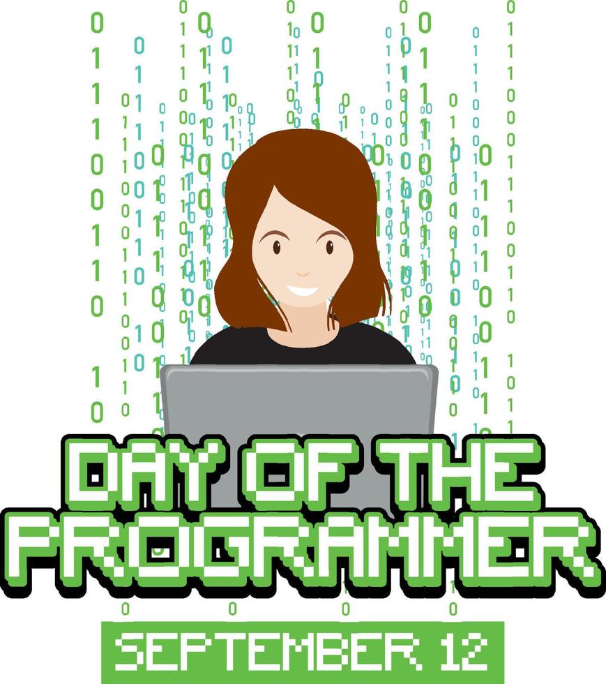 The Day of the Programmer Poster 9201947 Vector Art at Vecteezy