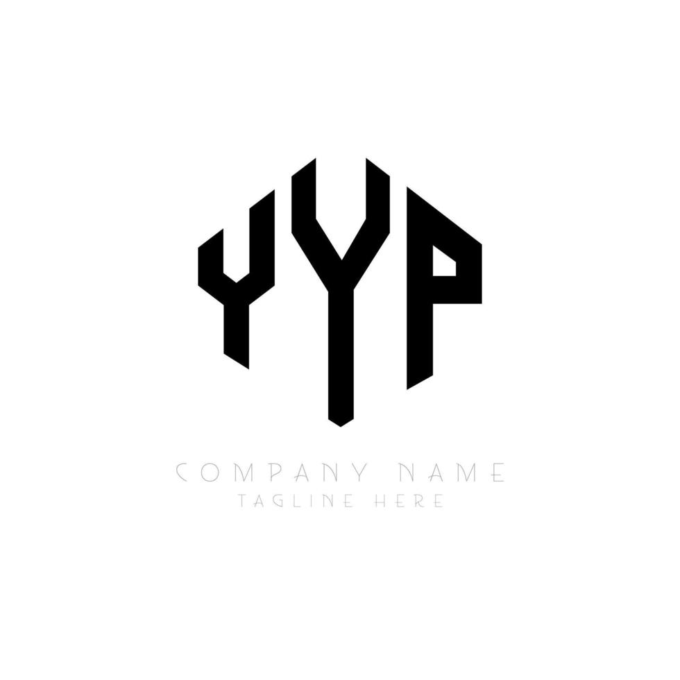 diseño de logotipo de letra yyp con forma de polígono. yyp polígono y diseño de logotipo en ...