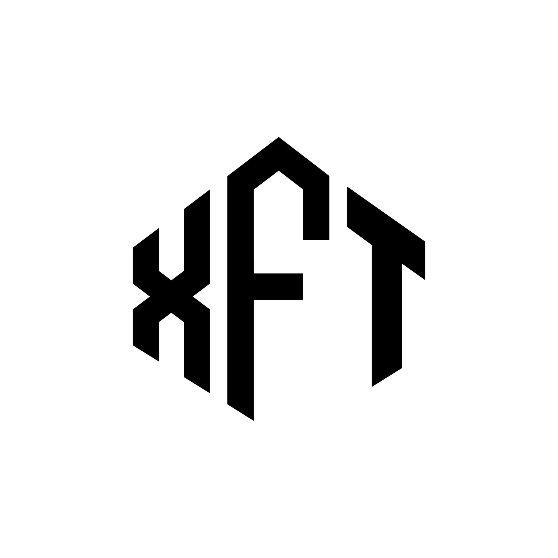 Xft Letter Logo Design With Polygon Shape Xft Polygon And Cube Shape Logo Design Xft Hexagon