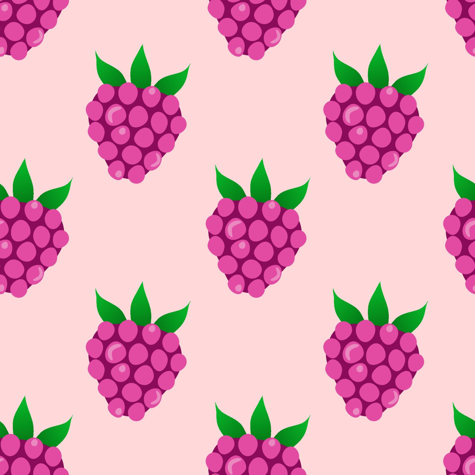 Raspberry pattern. Graphic design. 9213993 Vector Art at Vecteezy