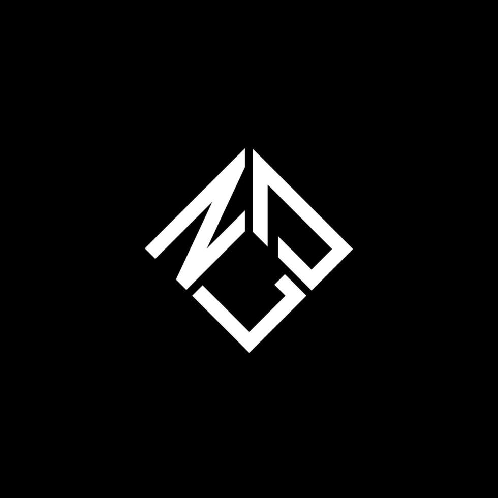 NLD letter logo design on black background. NLD creative initials letter logo concept. NLD ...
