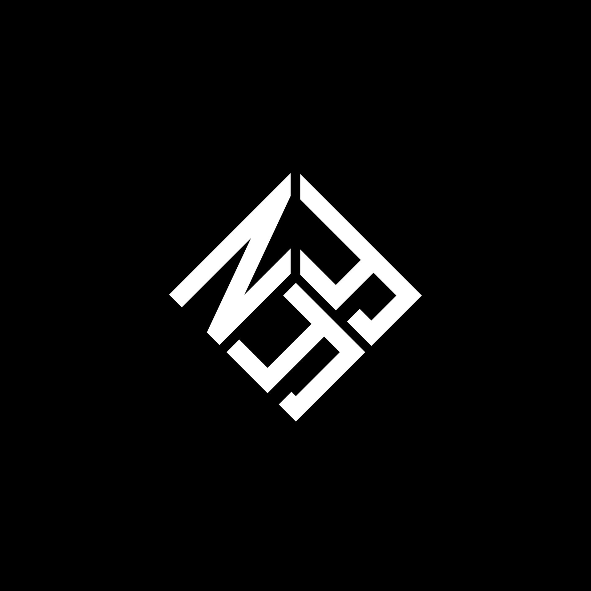 Nyy Letter Logo Design On Black Background Nyy Creative Initials Letter Logo Concept Nyy