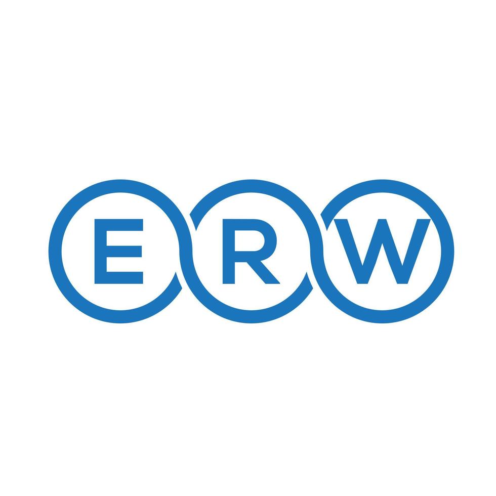 ERW letter logo design on black background. ERW creative initials ... ERW letter logo design on black background. ERW creative initials ...