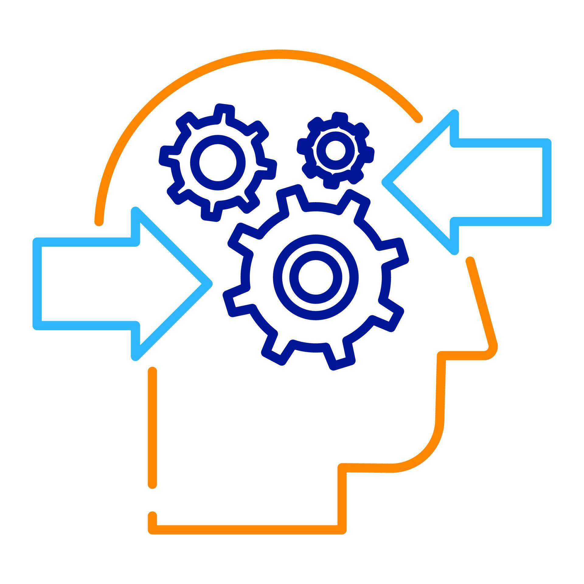 Decision making process thin line vector icon 9223607 Vector Art at ...