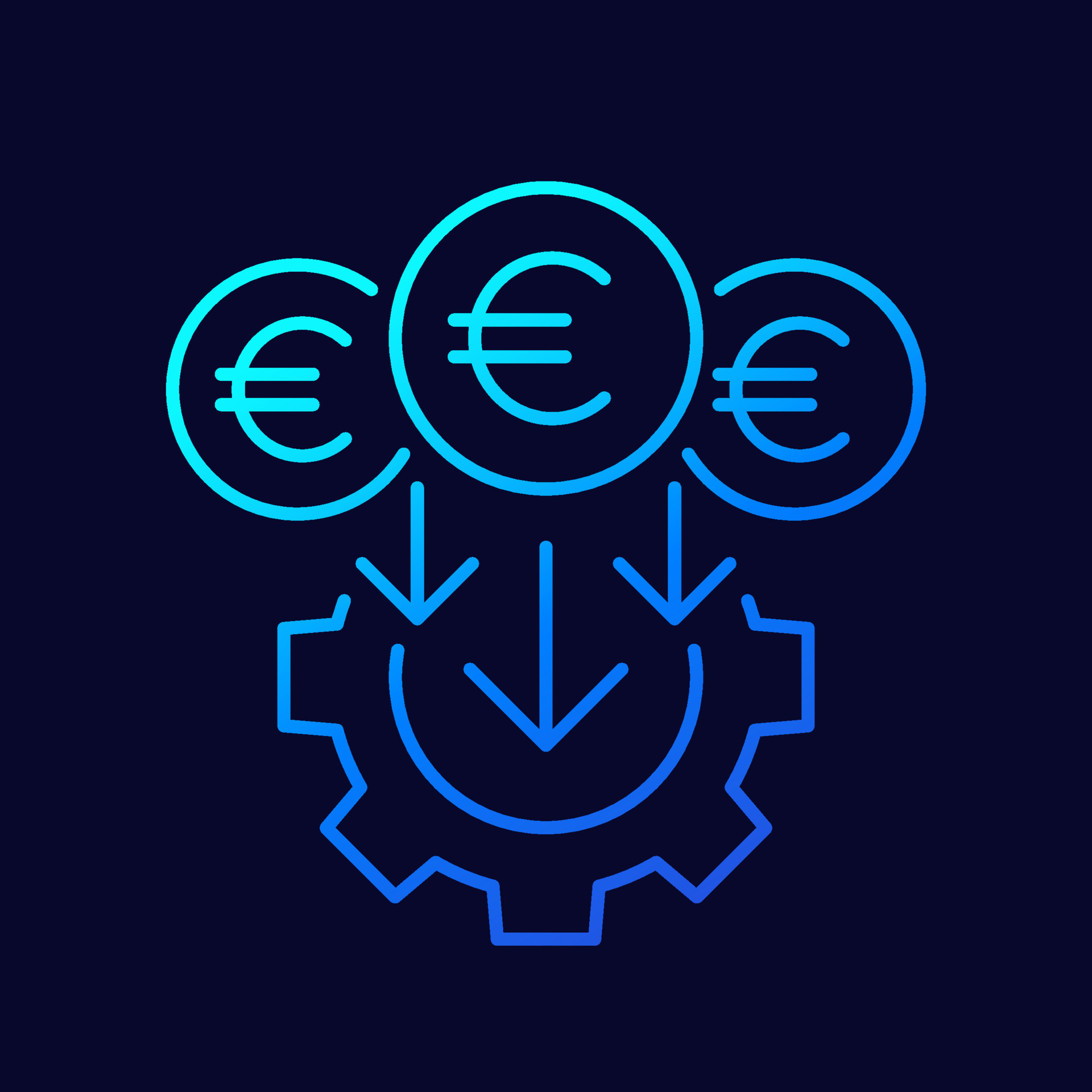 cost reduction, line icon with euro, vector 9225474 Vector Art at Vecteezy cost reduction, line icon with euro, vector 9225474 Vector Art at Vecteezy