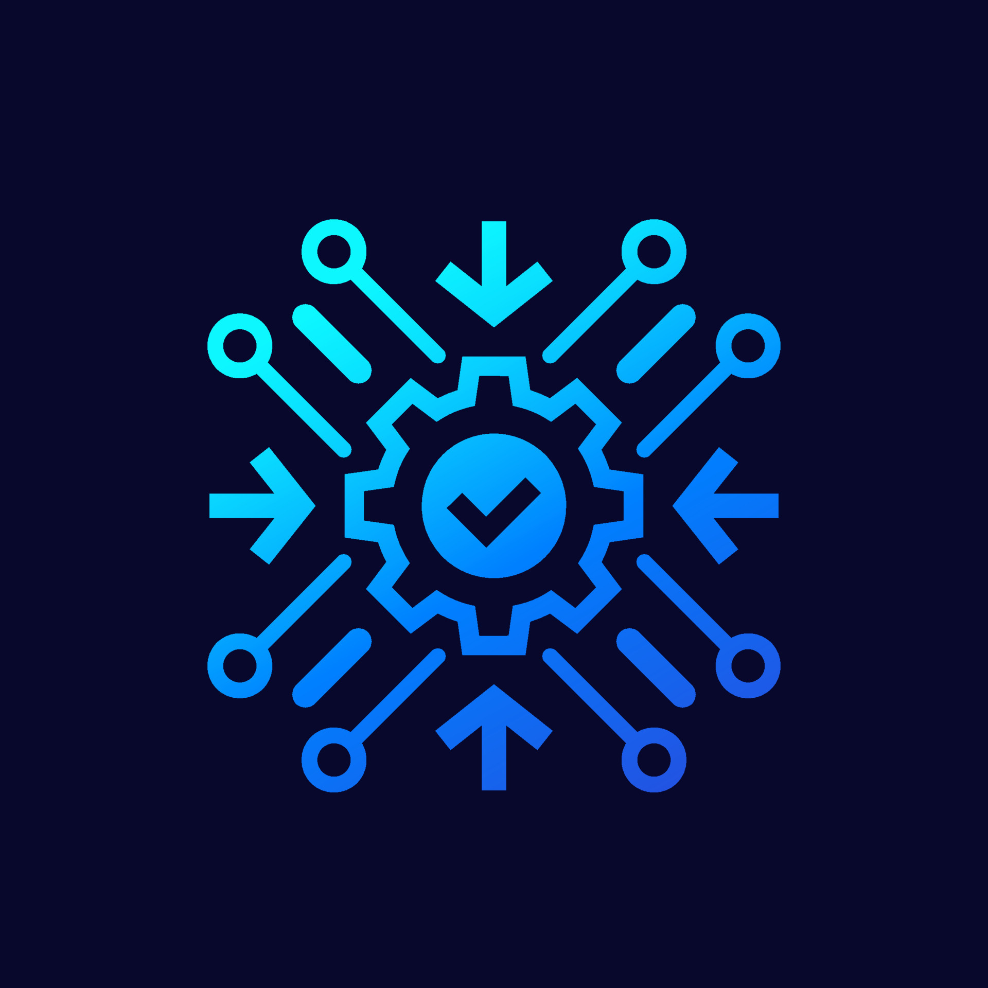 Integration process icon with a gear, vector 9225487 Vector Art at Vecteezy Integration process icon with a gear, vector 9225487 Vector Art at Vecteezy